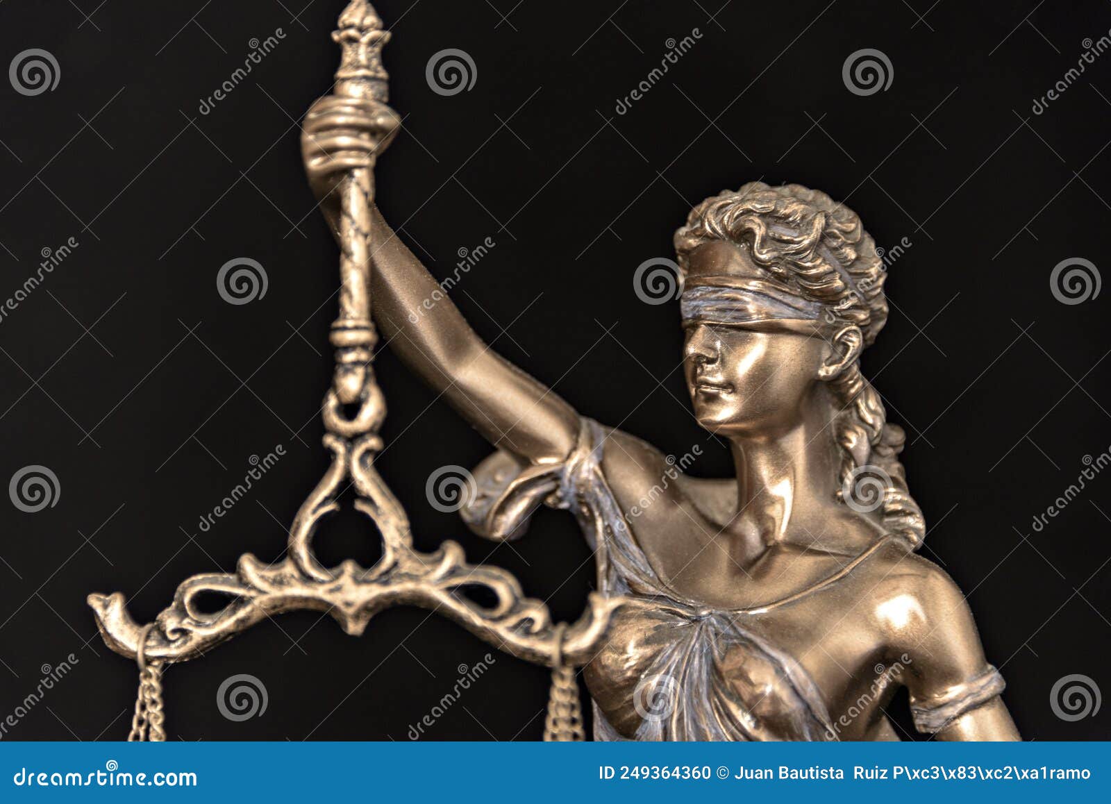 The Statue of Justice. Lady Justice or Iustitia. Stock Photo - Image of ...