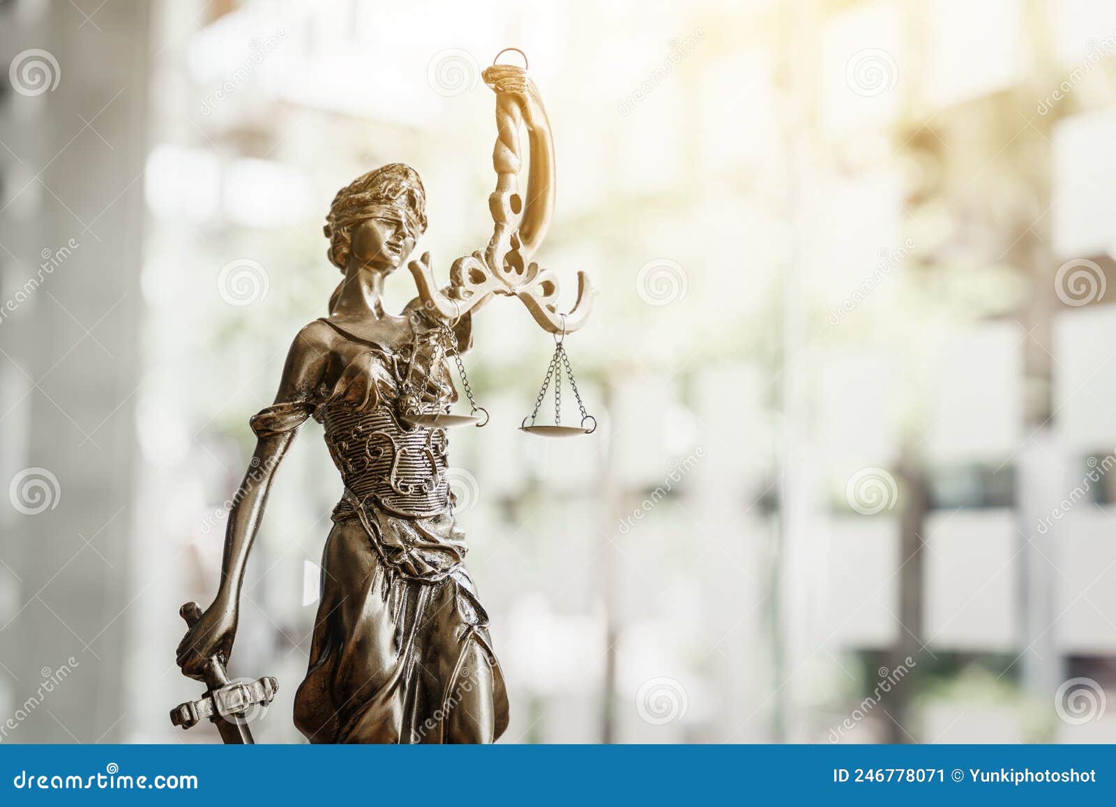 The Statue of Justice - Lady Justice or Iustitia / Justitia the Roman ...