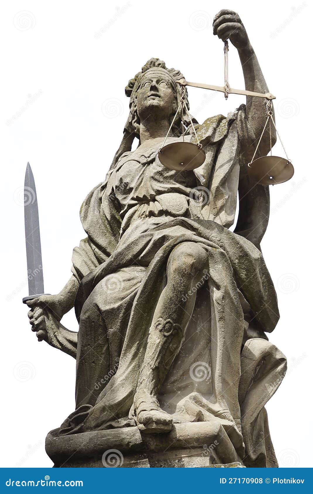 Statue of Justice. Weikersheim, Germany Stock Photo - Image of exterior ...