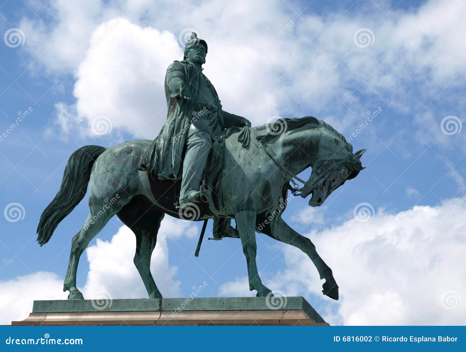 A Statue of King Christian VII Stock Photo - Image of upward, dane: 6816002