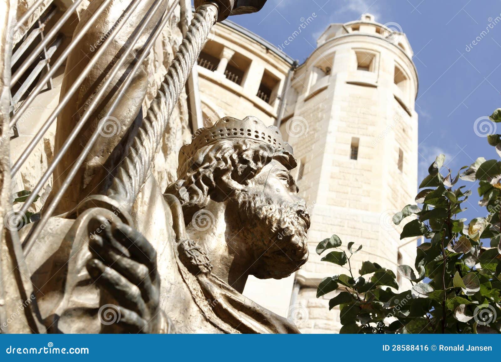 Statue Of King David In Jerusalem Editorial Image | CartoonDealer.com ...