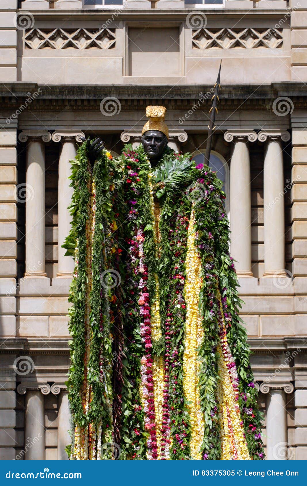 Statue of King Kamehameha, Honolulu, Hawaii Editorial Image - Image of ...