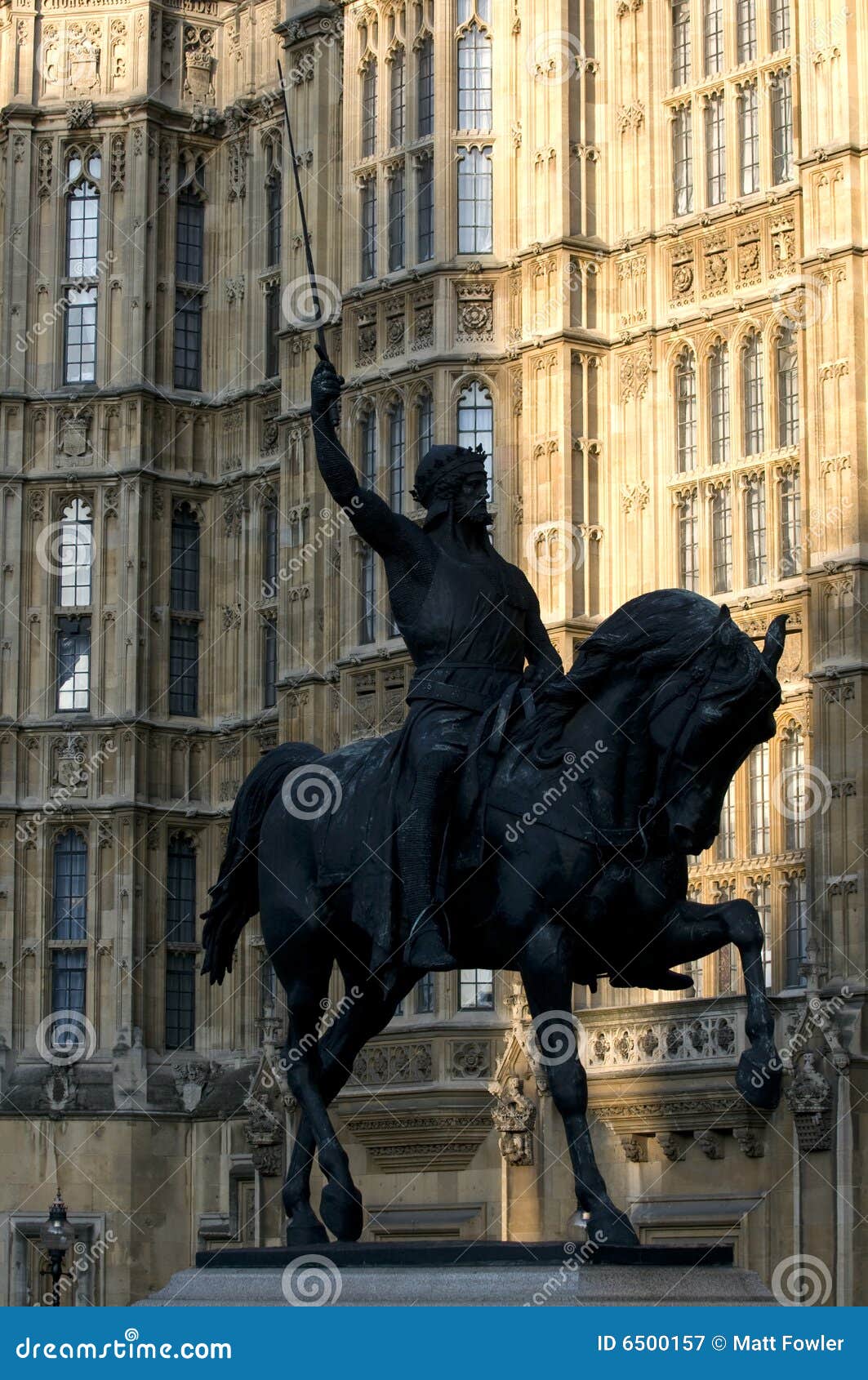 Statue of King Richard I stock image. Image of travel - 6500157
