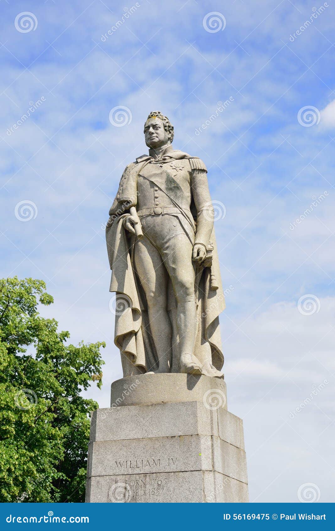 Statue of King William Iv Greenwich Stock Image - Image of history ...