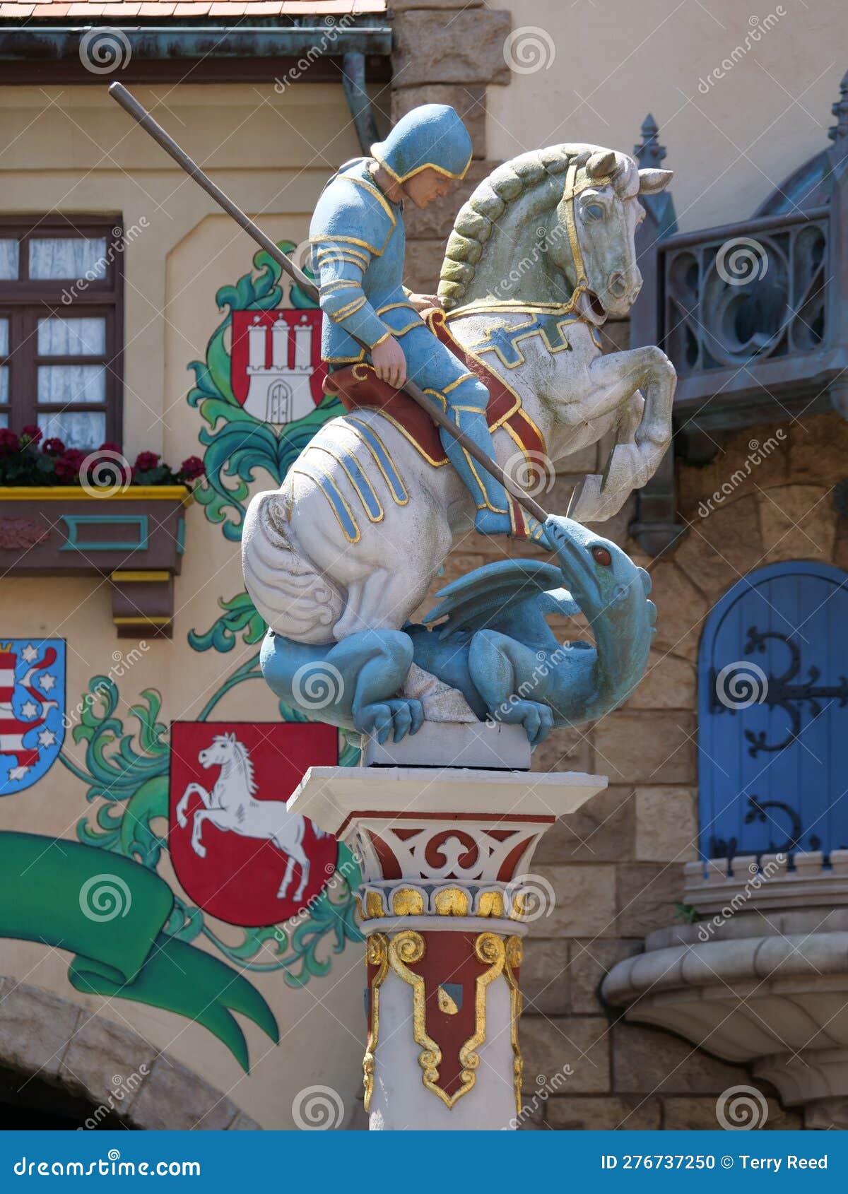 A statue of a knight stock photo. Image of clothing - 276737250
