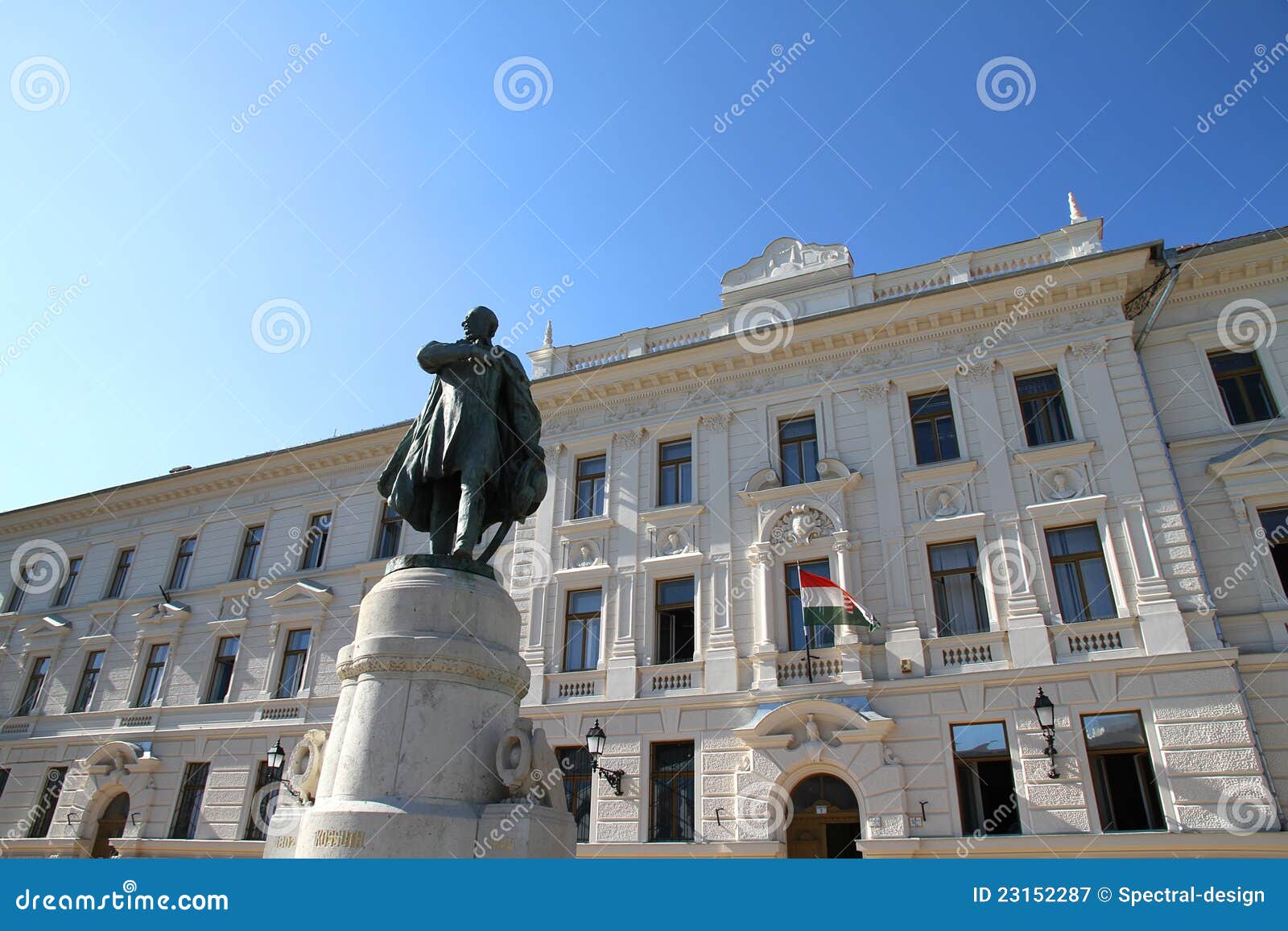 Statue of Kossuth stock image. Image of landmark, government - 23152287