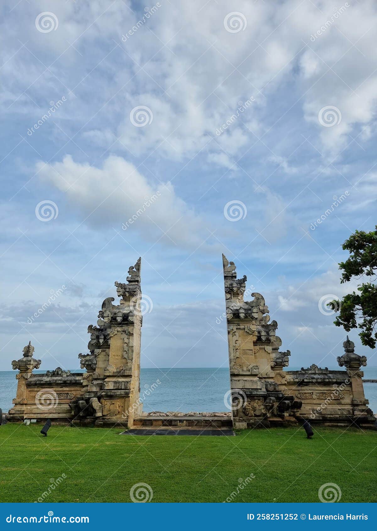 Statue in Kuta Bali stock photo. Image of temple, monastery - 258251252