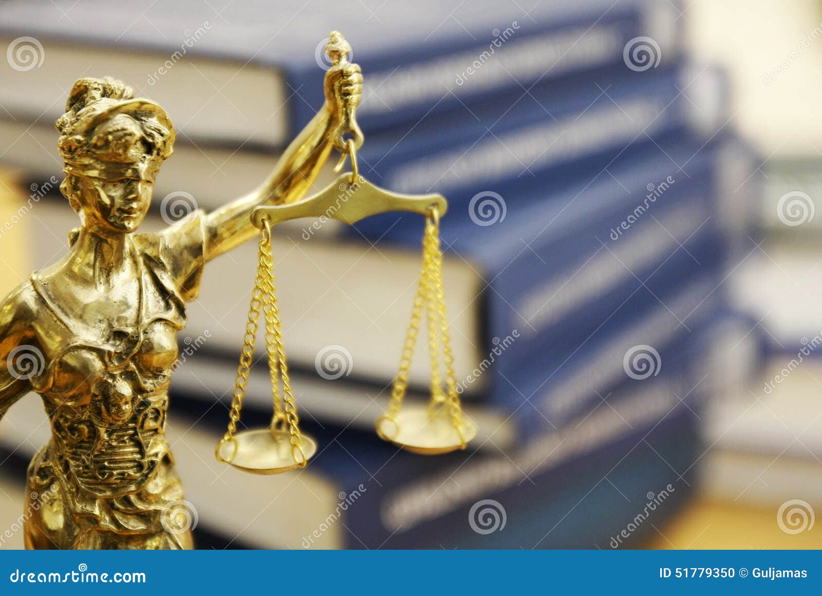 Statue of Lady Justice (Justitia) Stock Photo - Image of brass ...
