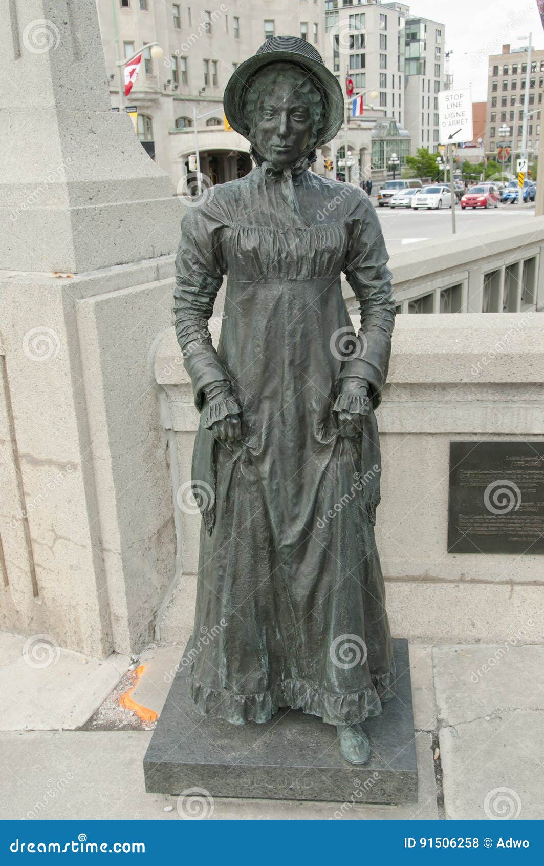 Statue of Laura Secord - Ottawa - Canada Stock Photo - Image of busts ...