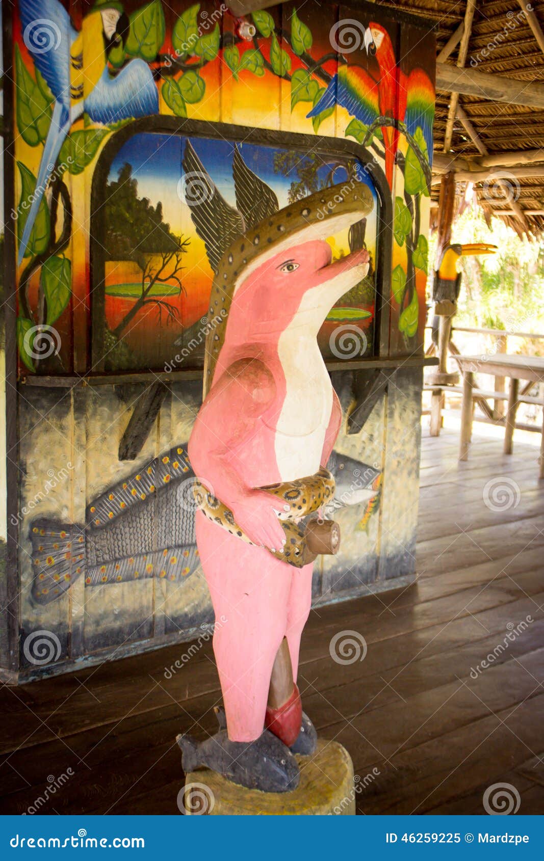 Statue Of Legend Pink Dolphin Royalty-Free Stock Photo | CartoonDealer ...