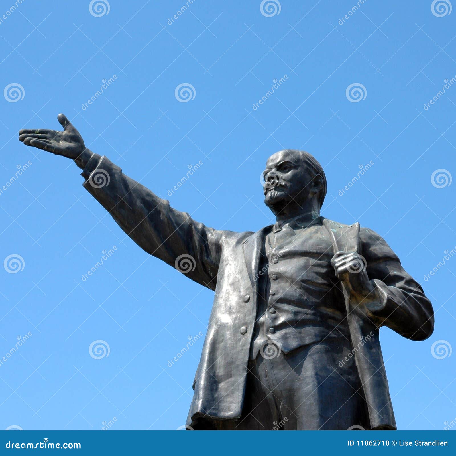 Statue of Lenin stock photo. Image of statue, vladimir - 11062718