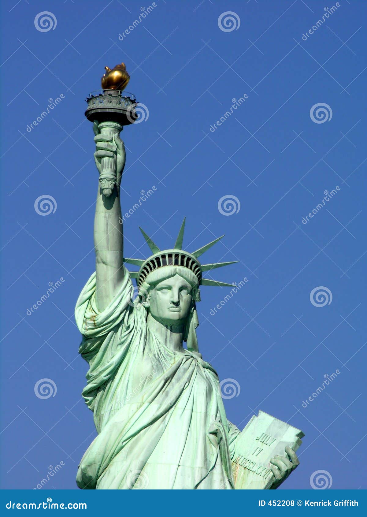 Statue of Liberty stock photo. Image of sightseeing, blue - 452208