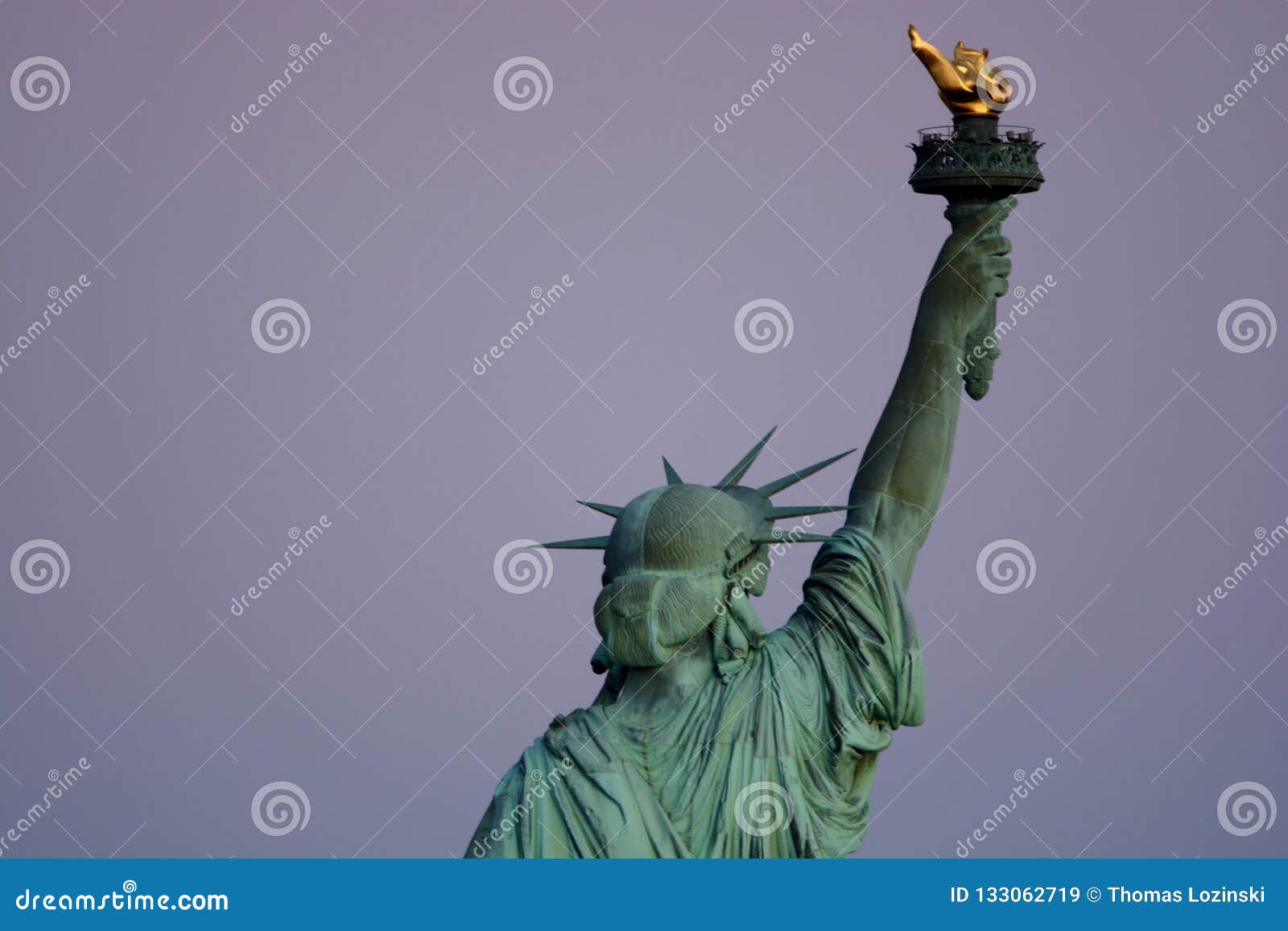 Statue of liberty editorial stock image. Image of back - 133062719