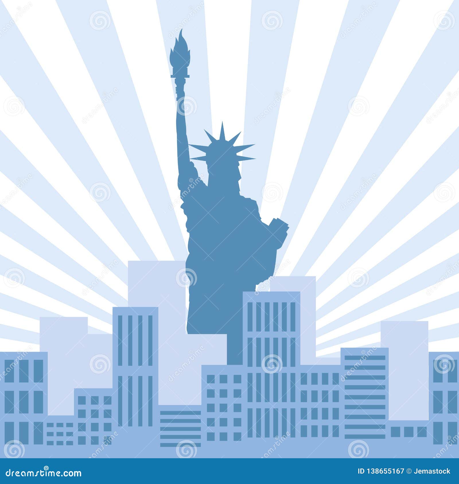 Statue of liberty stock vector. Illustration of patriot - 138655167