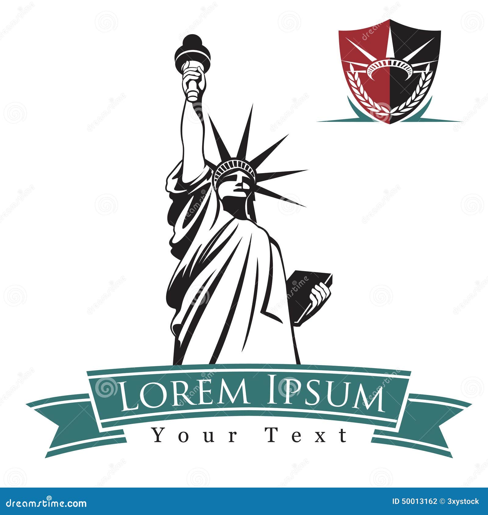 Statue of Liberty 1 stock vector. Illustration of freedom - 50013162