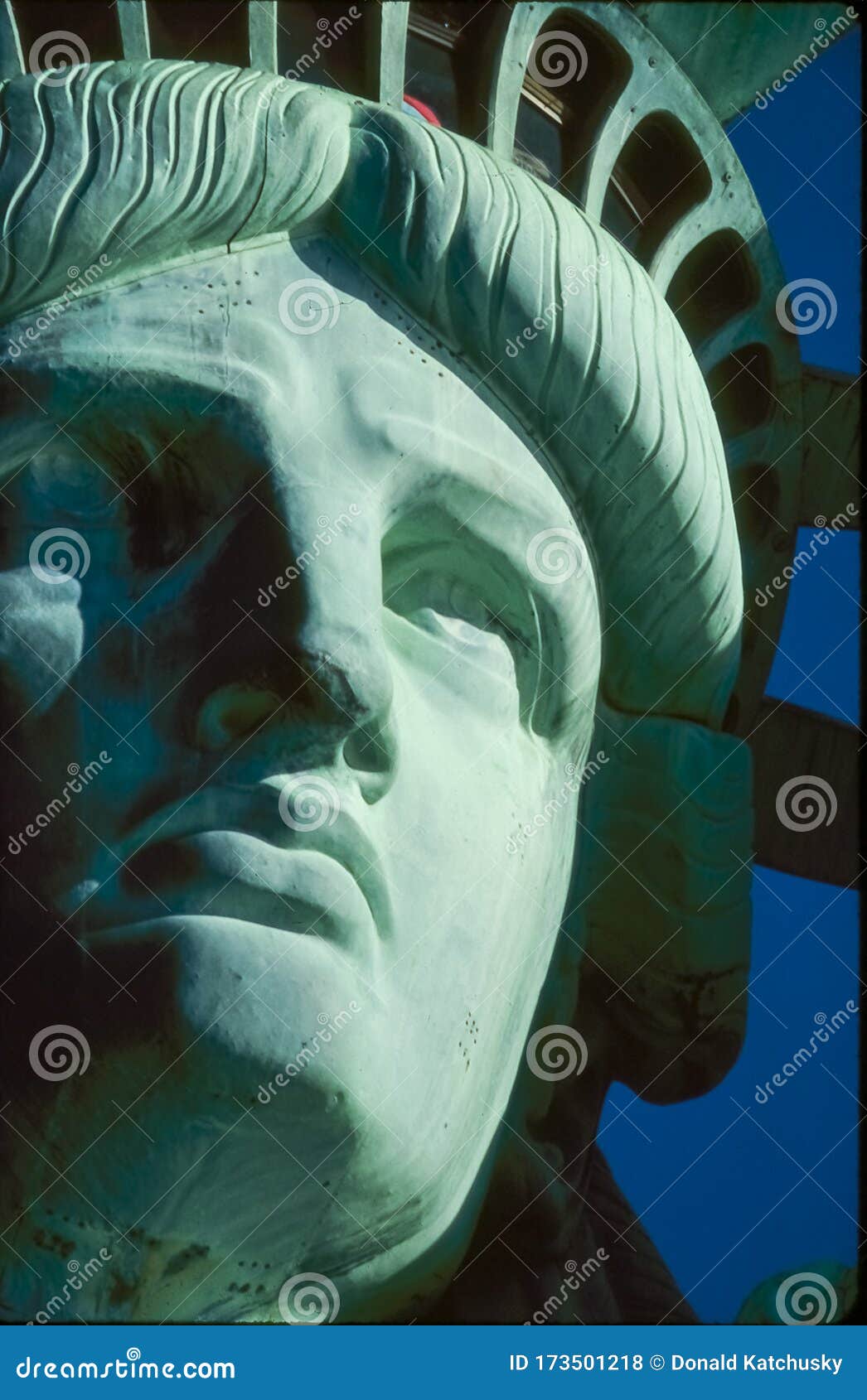 Statue Of Liberty Face Close Up Statue Of Liberty Face Close Up