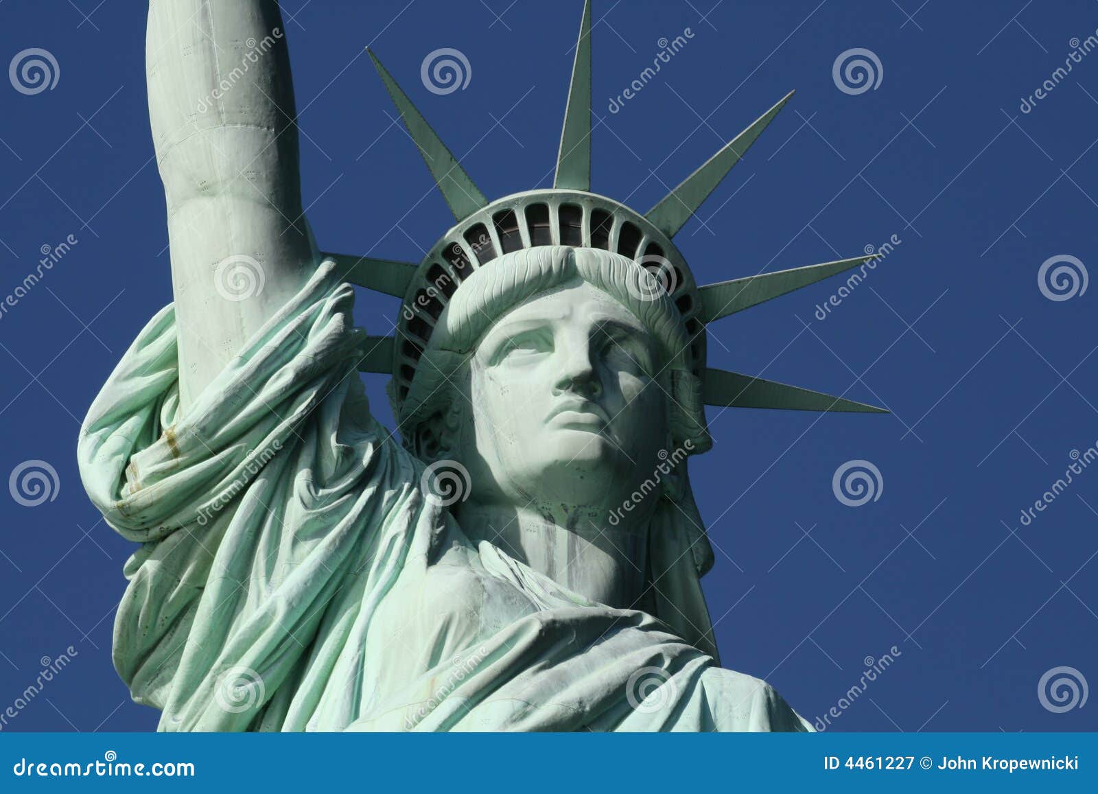 Statue of Liberty Face stock image. Image of national - 4461227