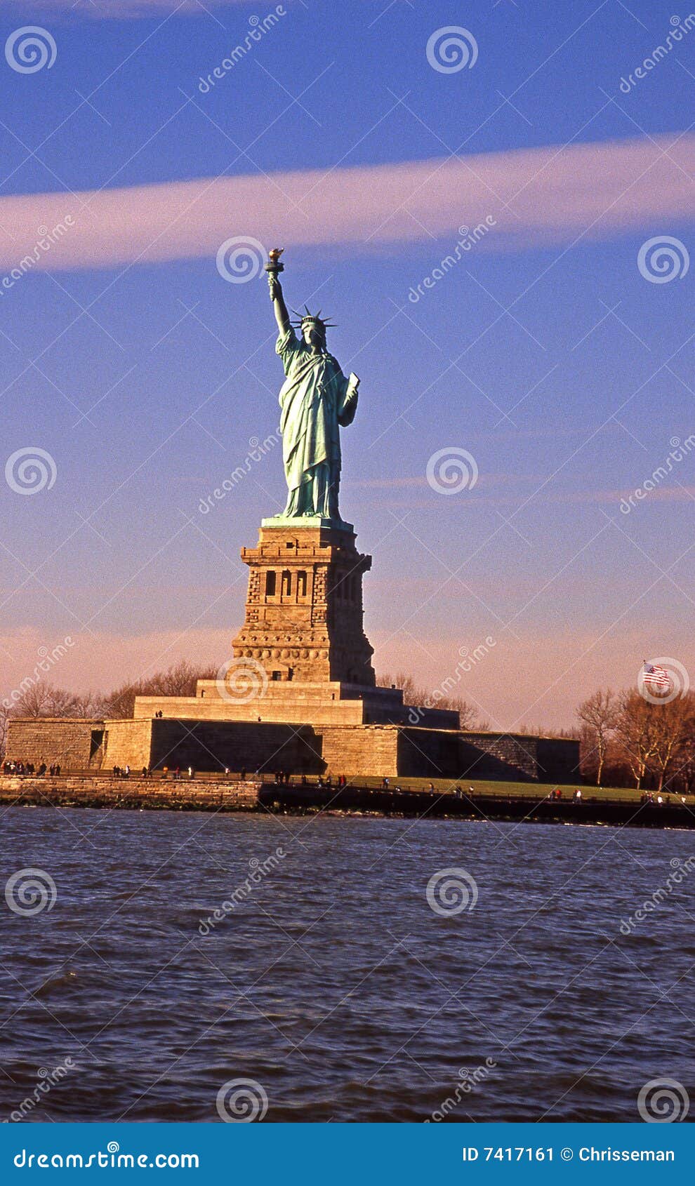 Statue of Liberty front stock image. Image of national - 7417161