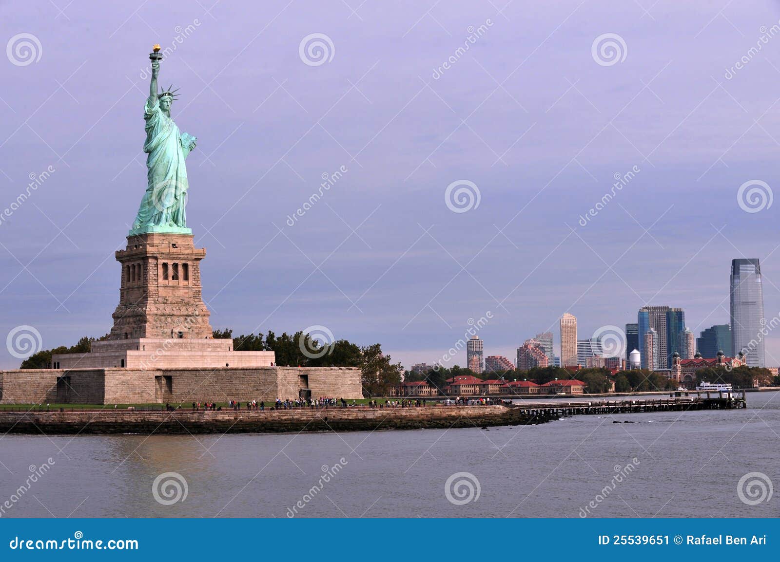 Statue of liberty Island stock image. Image of historical - 25539651
