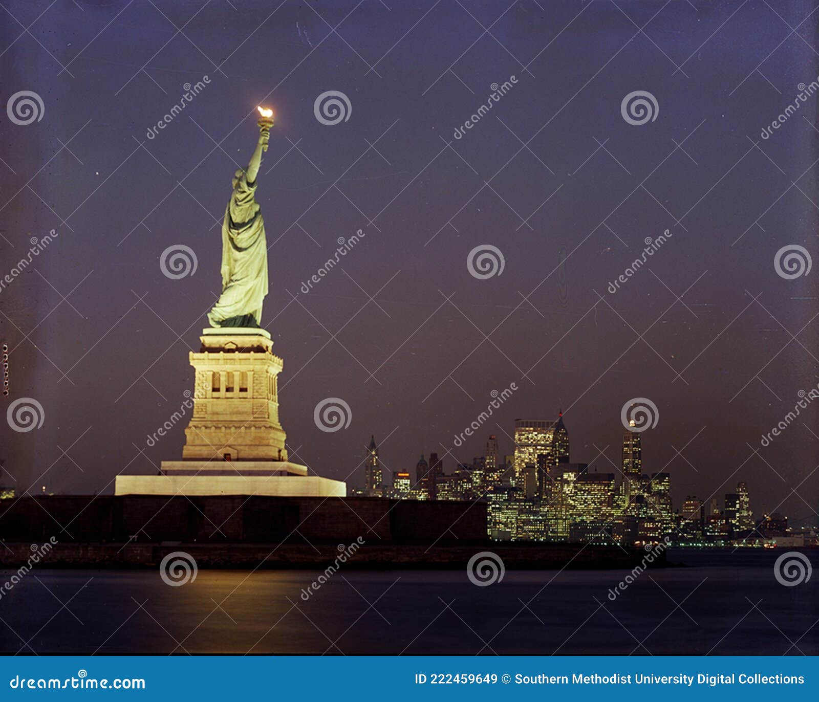 [Statue Of Liberty At Night] Picture. Image: 222459649