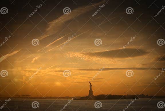 Statue of Liberty Two stock photo. Image of harbor, gold - 566230