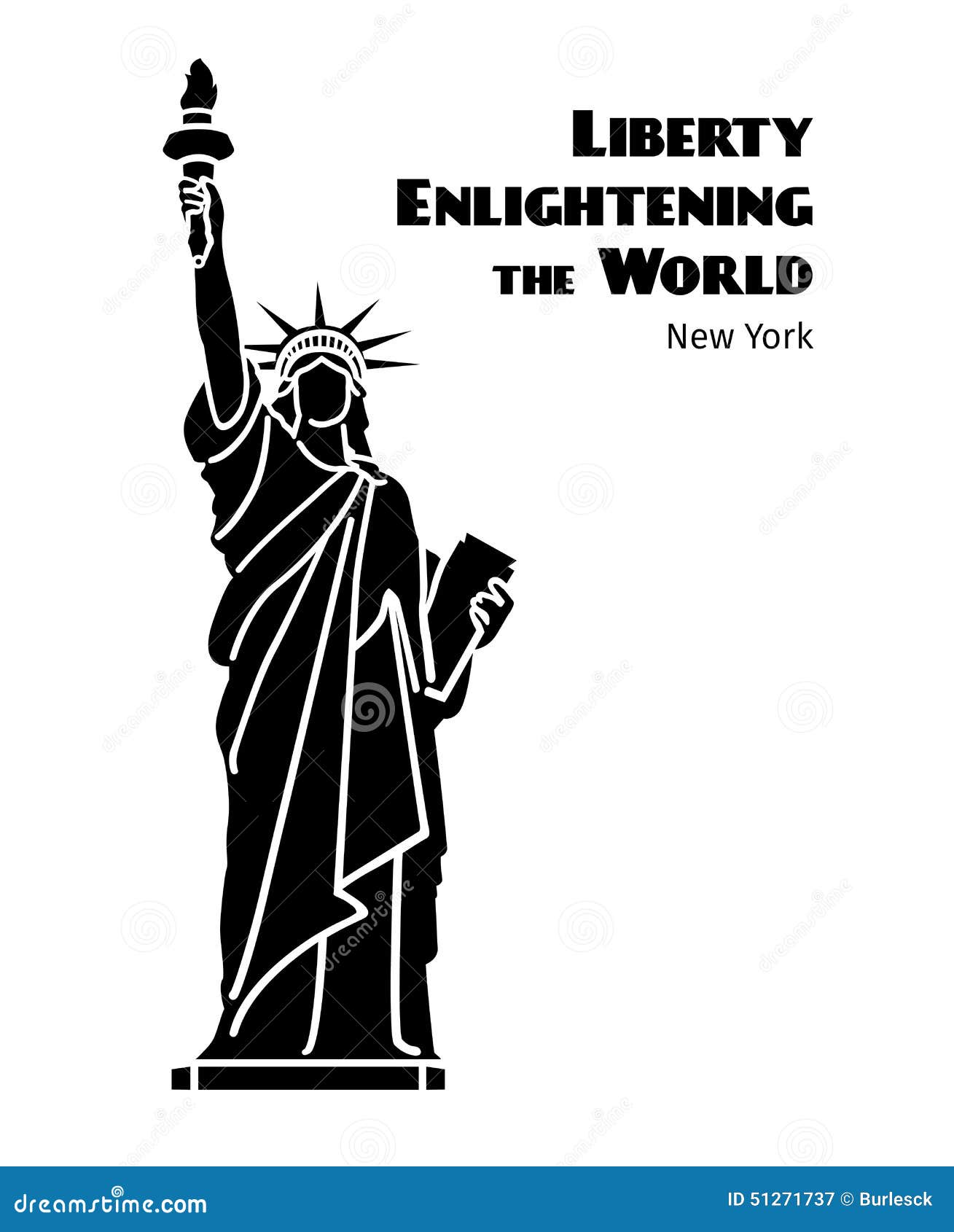 Statue of Liberty Vector Black Isolated Silhouette Stock Vector ... Statue of Liberty Vector Black Isolated Silhouette Stock Vector ...