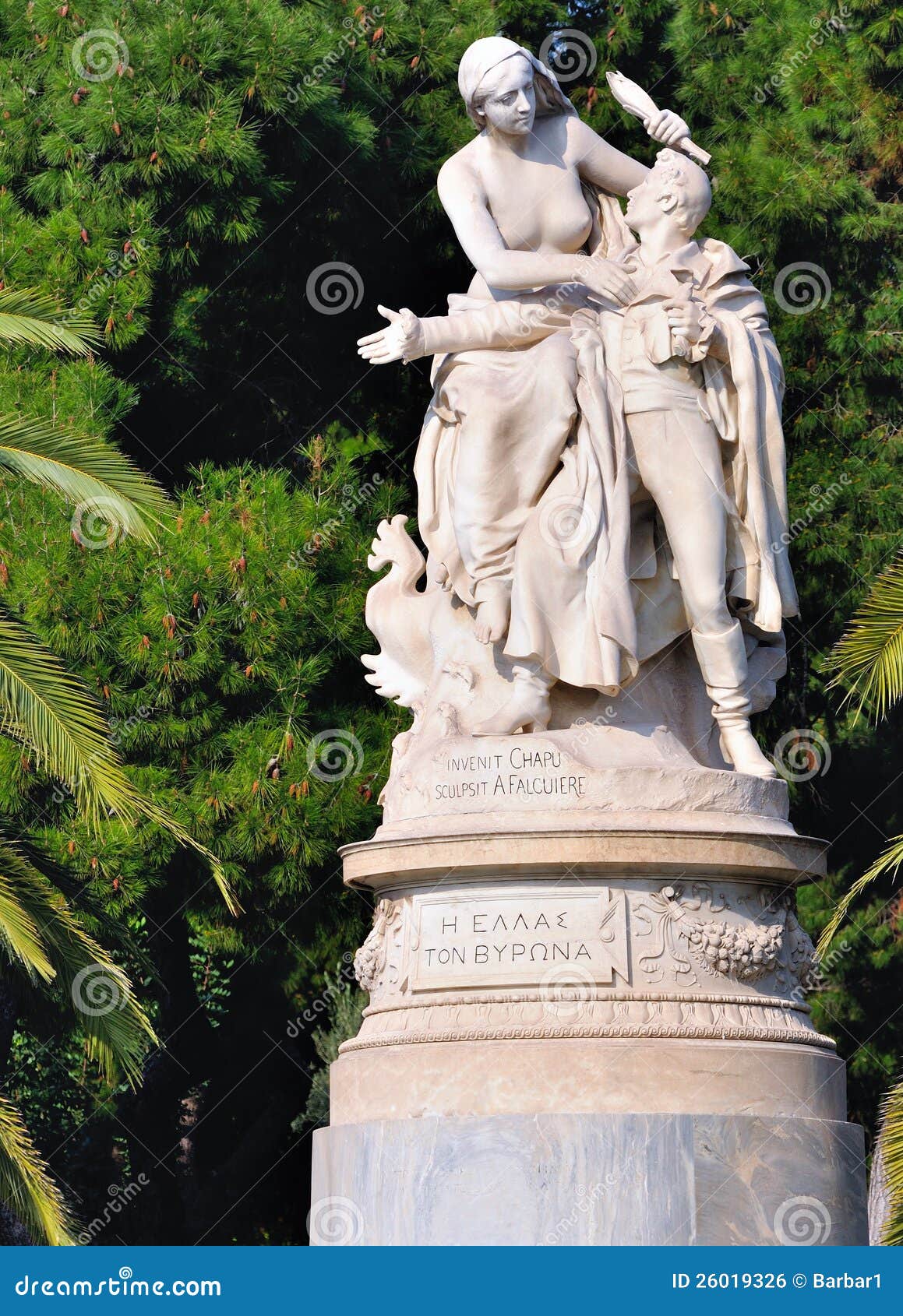 Statue Of Lord Byron In Athens. Editorial Photo - Image: 26019326