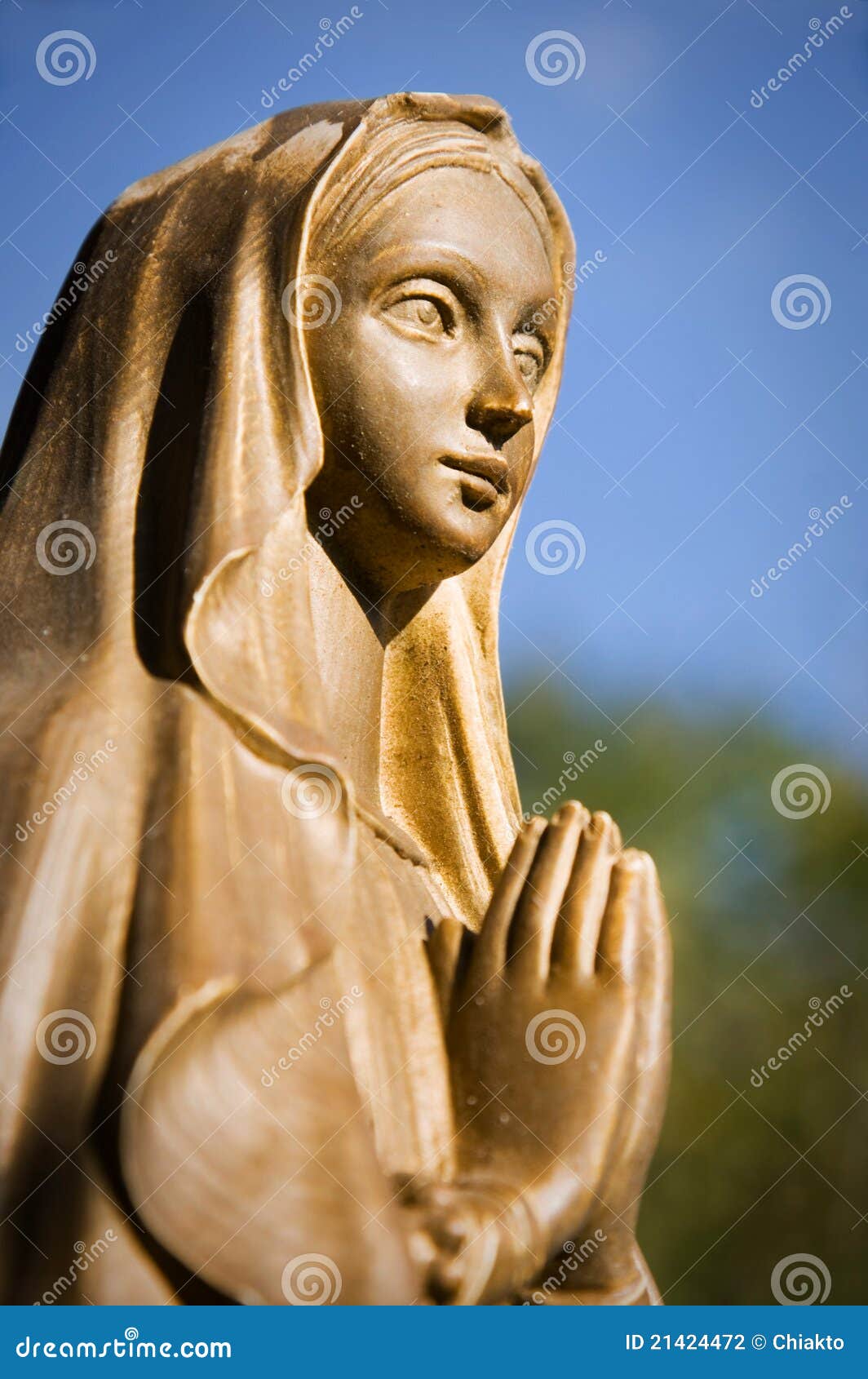 Statue of madonna stock photo. Image of virgin, madonna - 21424472