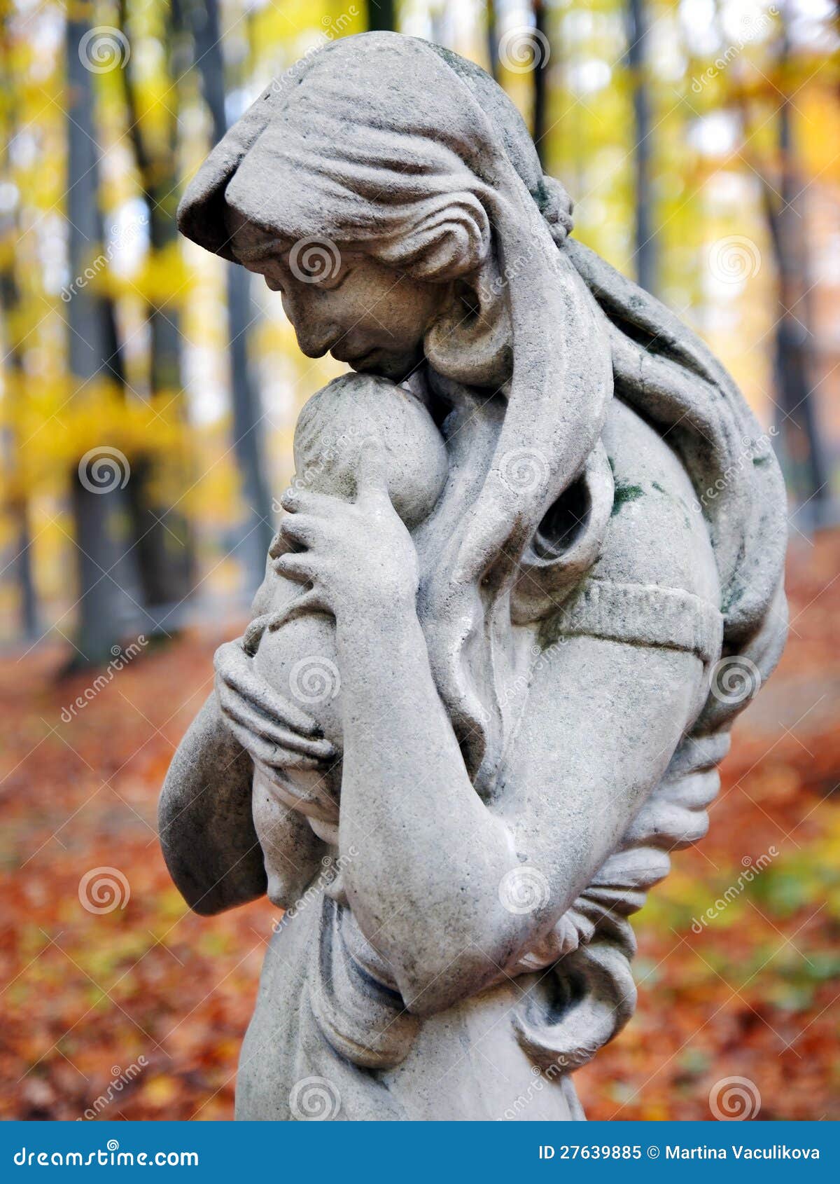 Statue At Forest In Yamadera, Japan Stock Photo | CartoonDealer.com ...