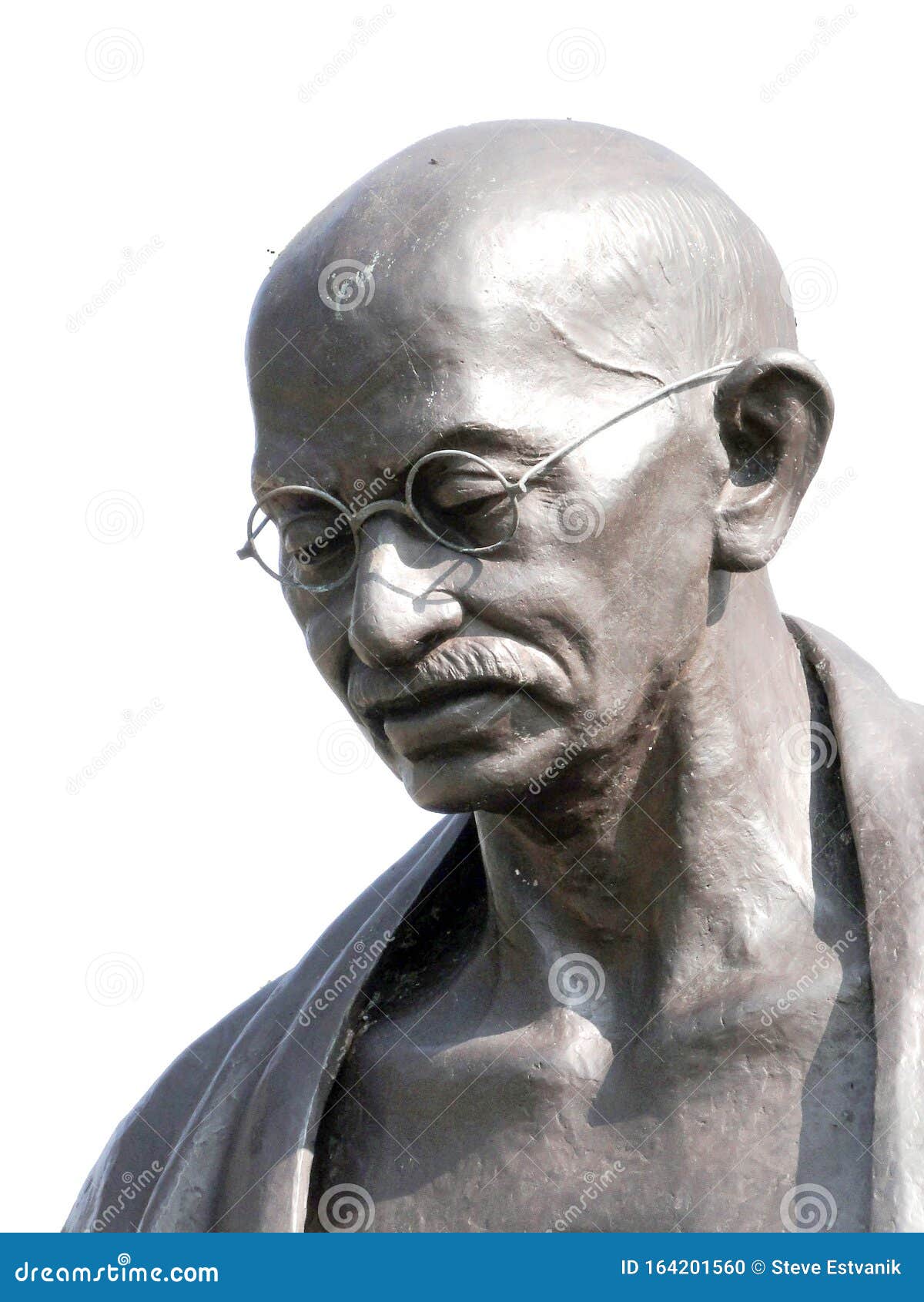 Statue of Mahatma Ghandi stock photo. Image of sculpture - 164201560