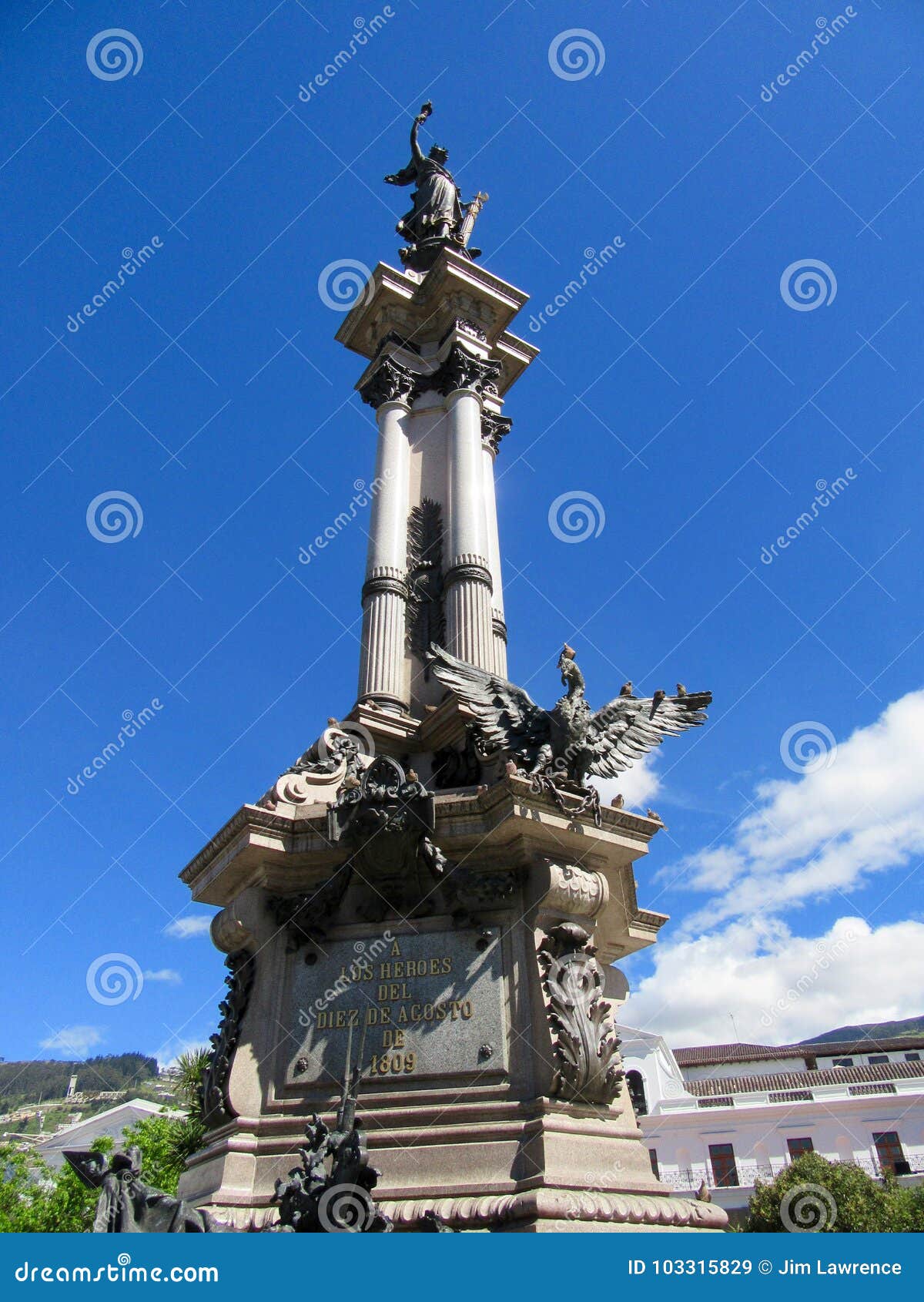 Statue In Quito Viejo, Ecuador Stock Image | CartoonDealer.com #64769005