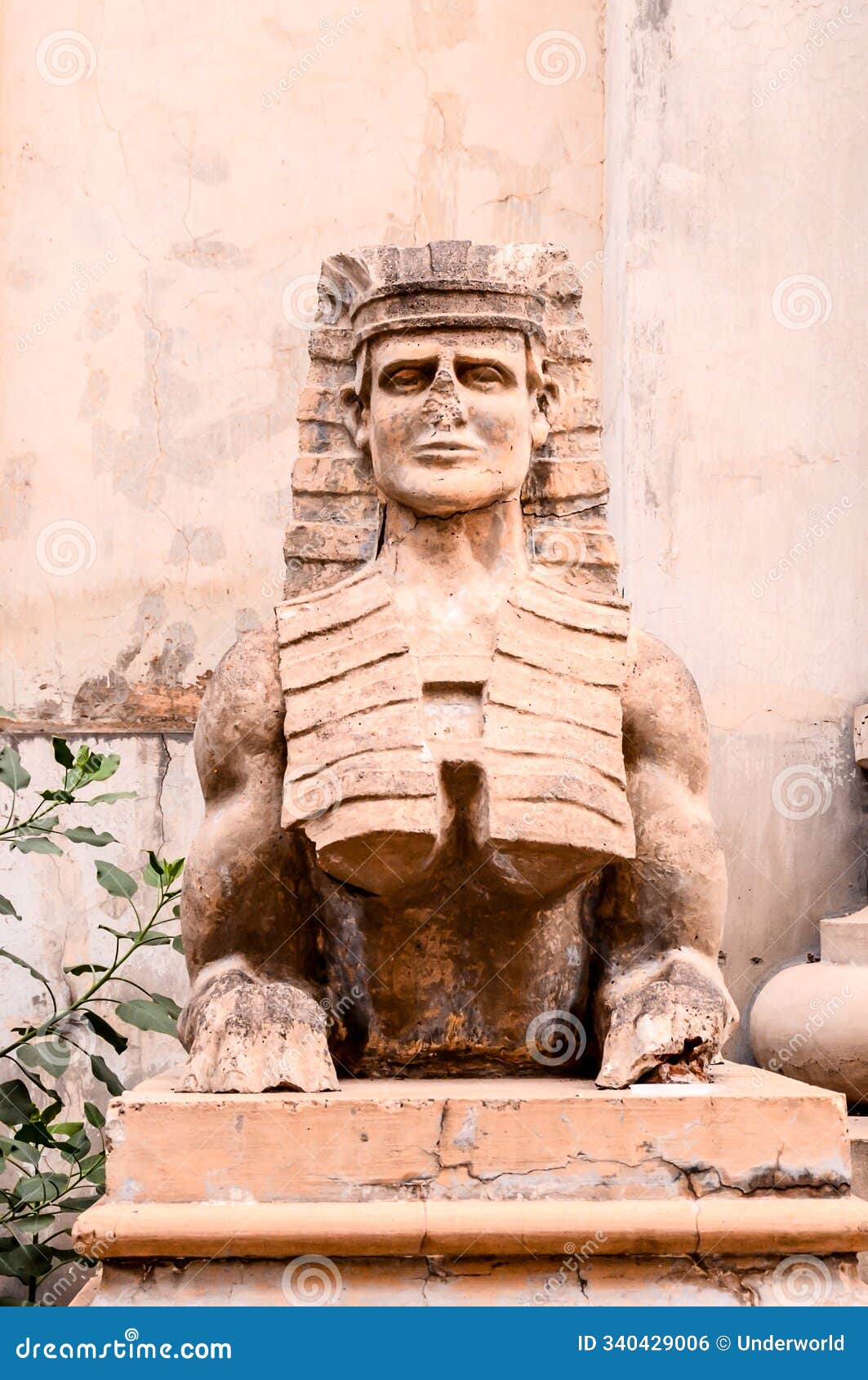 A Statue of a Man with a Long Beard and a Long Neck Stock Photo - Image ...