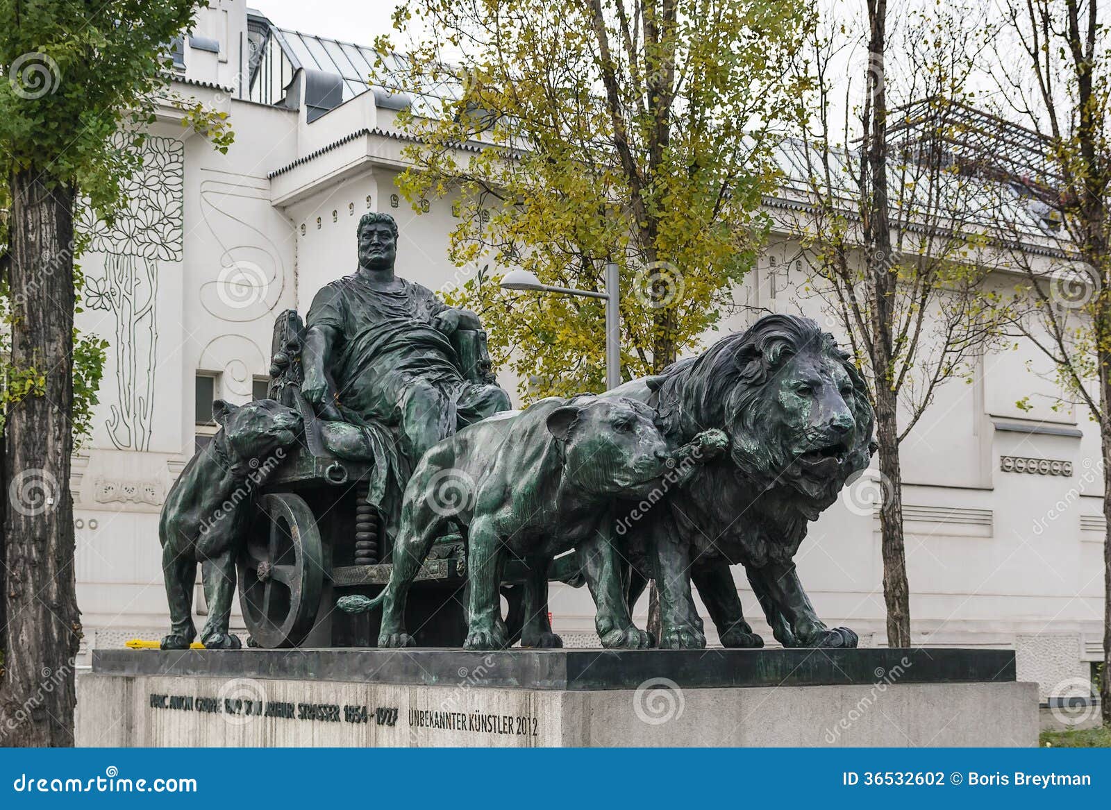 Statue Of Marcus Antonius, Vienna Stock Photo | CartoonDealer.com #36532602