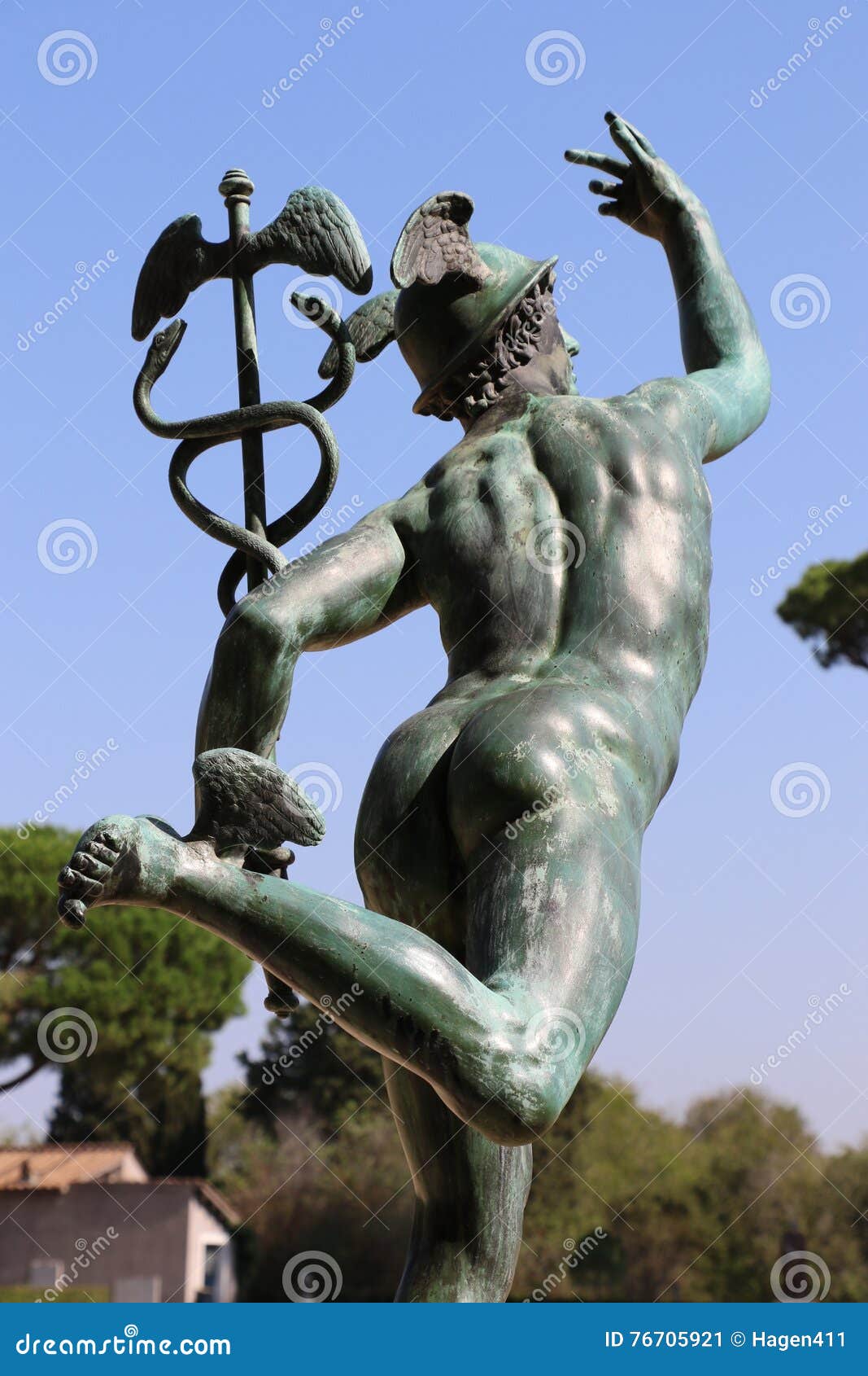 Statue of Mercury stock image. Image of academy, medici - 76705921