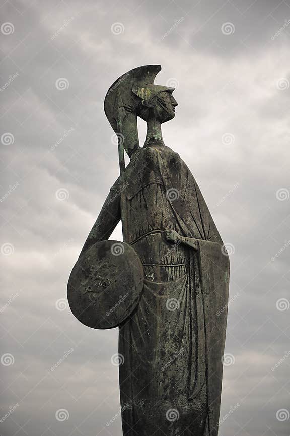Statue of Minerva editorial stock photo. Image of castle - 25384633
