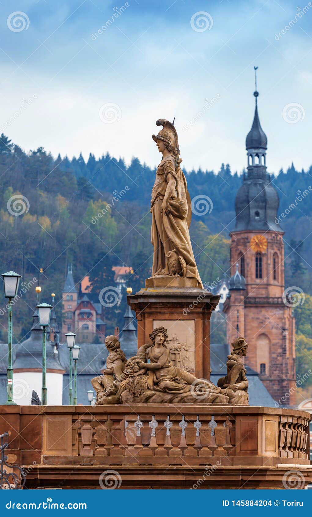 Statue of Minerva stock photo. Image of belief, science - 145884204