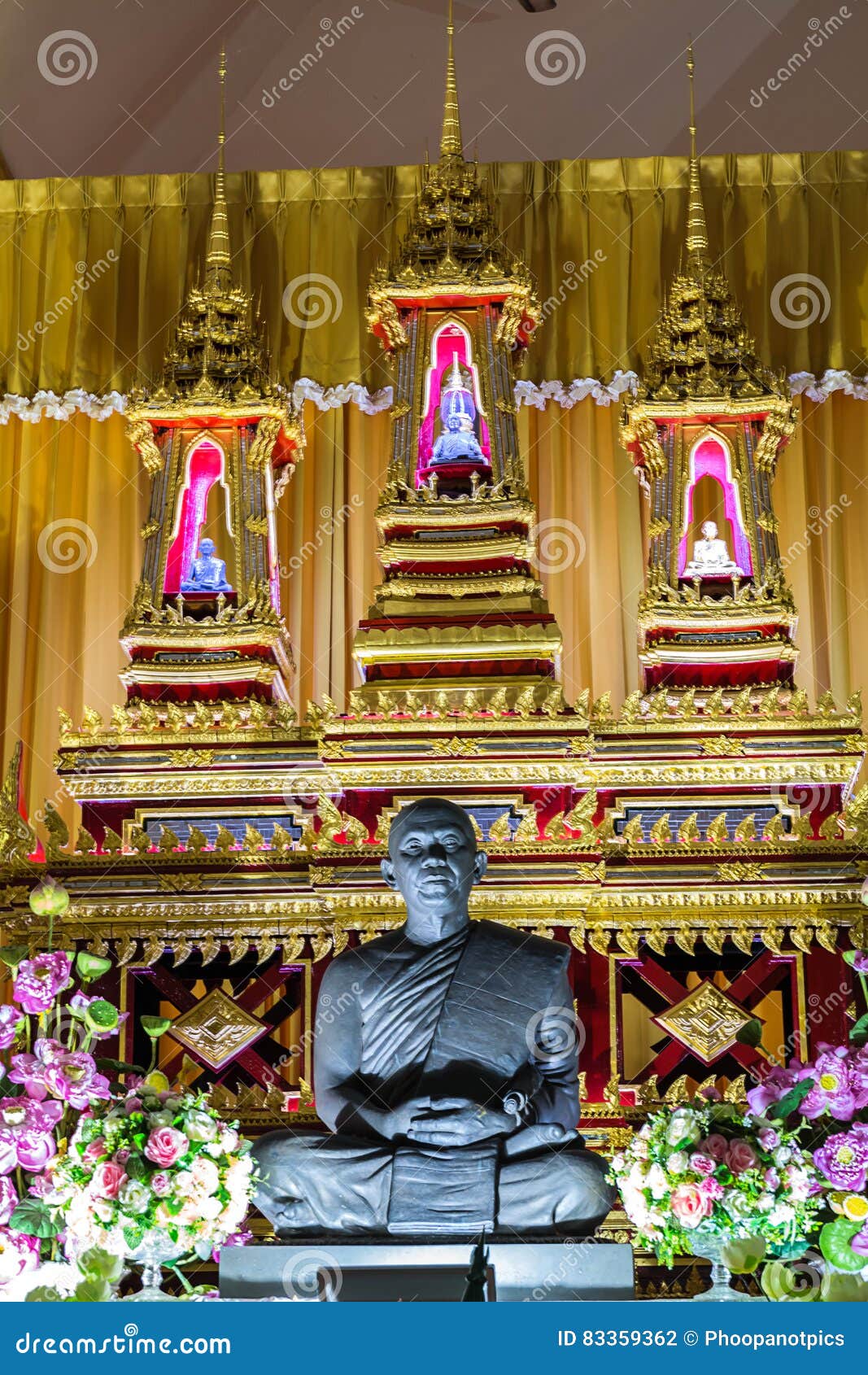 Statue of monk stock photo. Image of monk, priest, pastor - 83359362