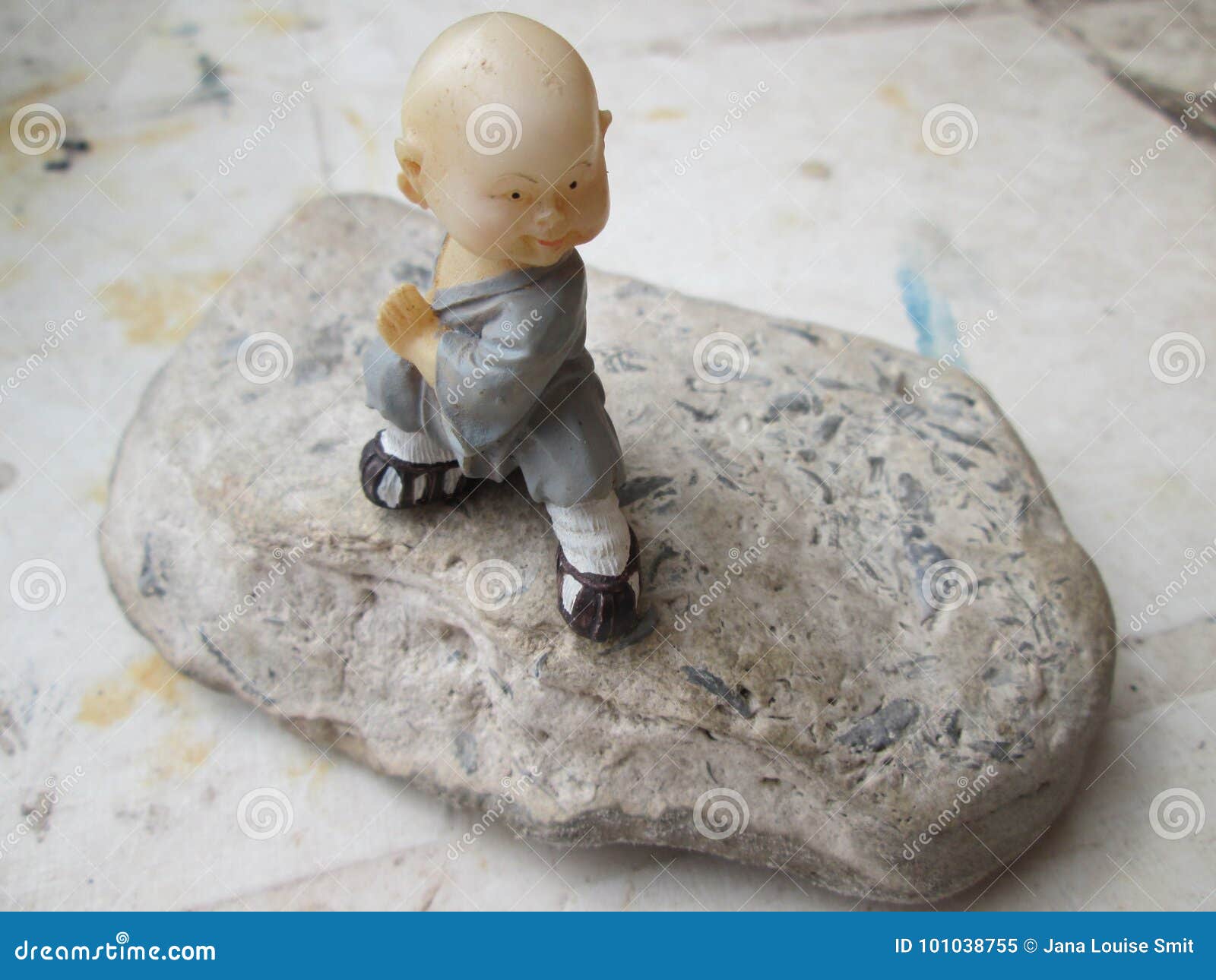 Small Monk Statue. stock image. Image of master, buddha - 101038755