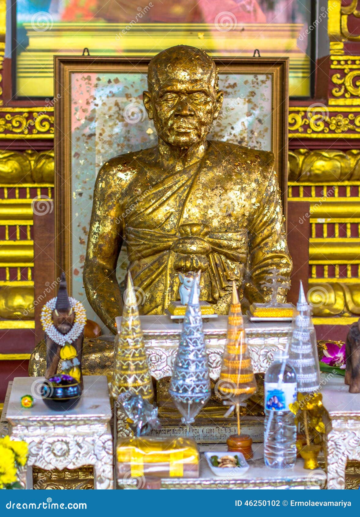 5,994 Thai Gold Monk Statue Photos - Free & Royalty-Free Stock Photos ...