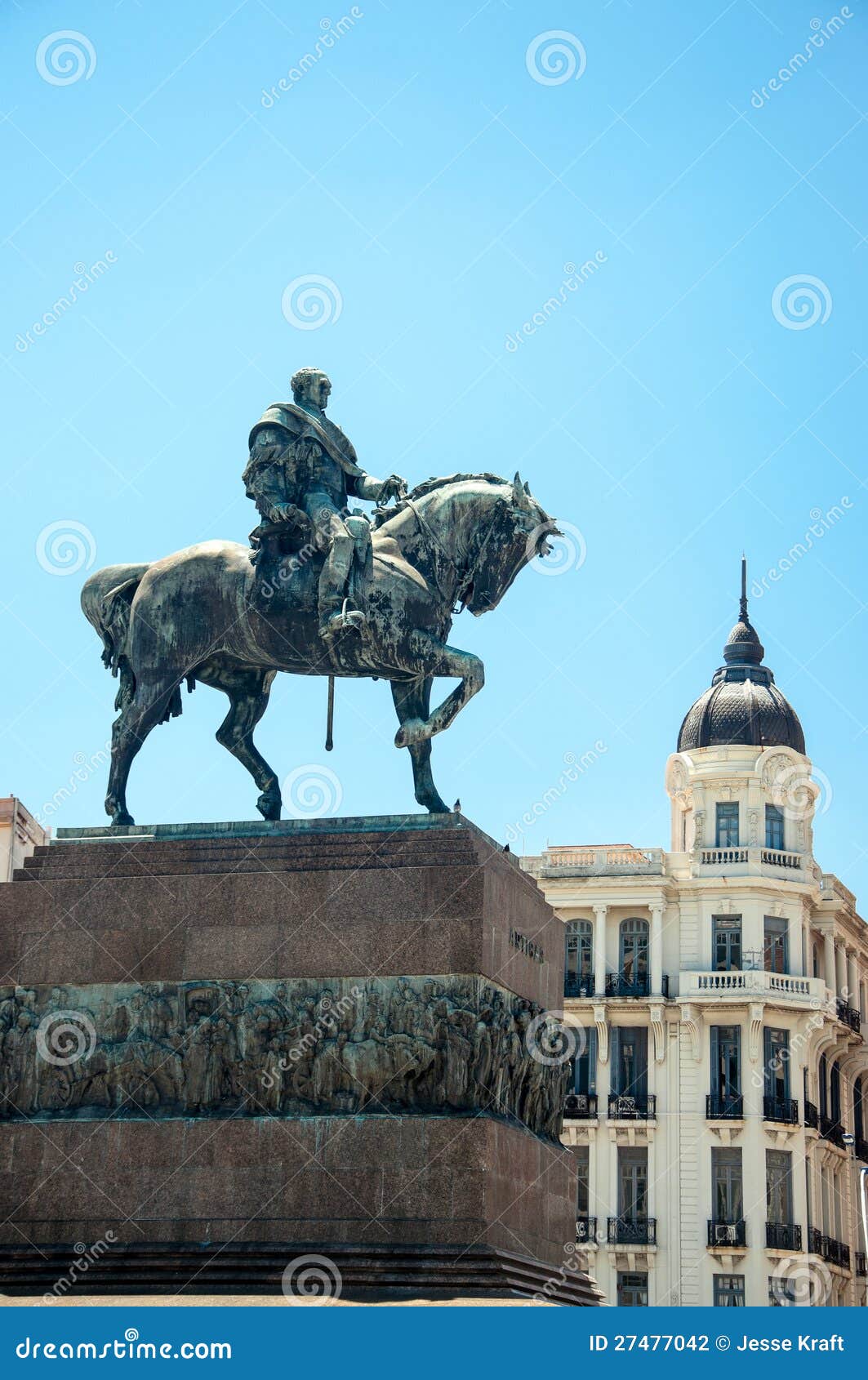 Statue in Montevideo, Uruguay Stock Photo - Image of tourism, argitas ...