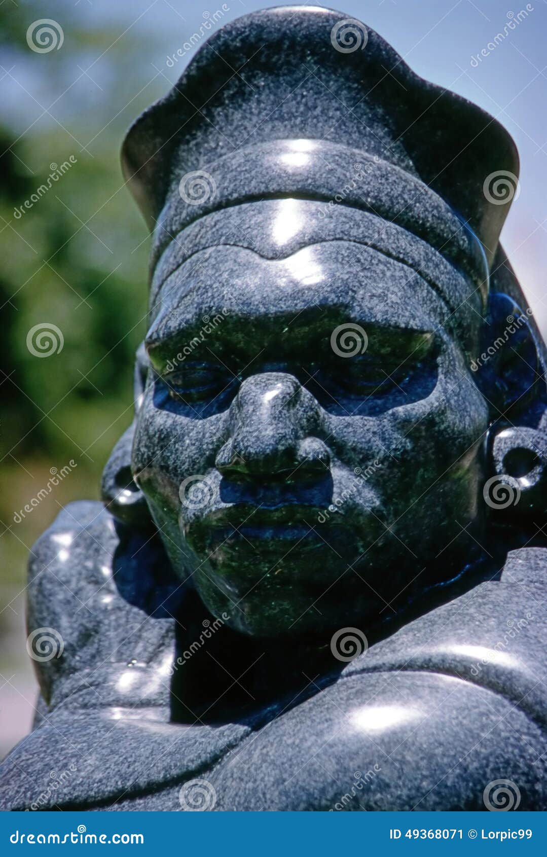 Statue stock image. Image of montezuma, head, mexican - 49368071