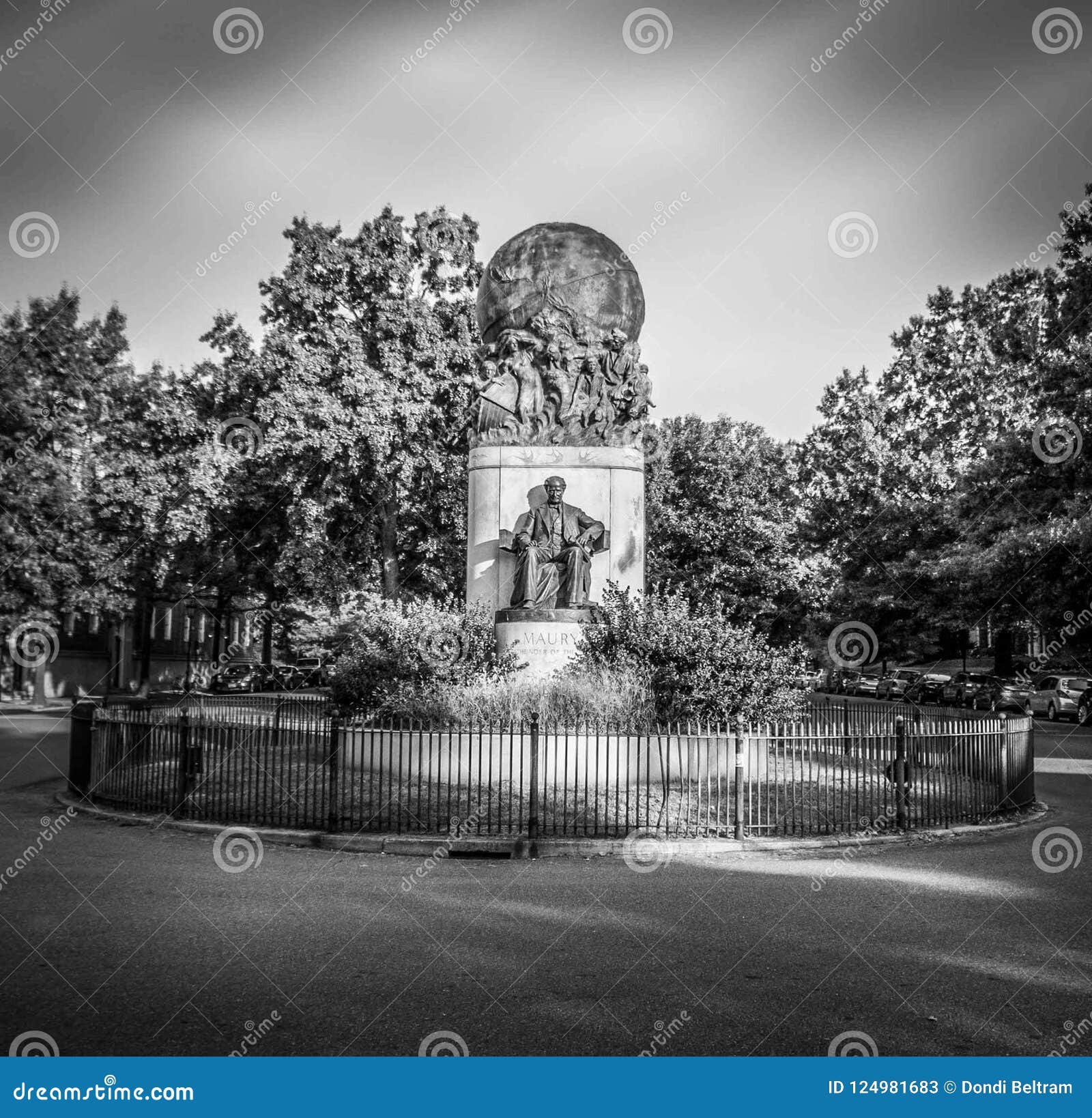Maury editorial stock photo. Image of monument, surveyor - 124981683