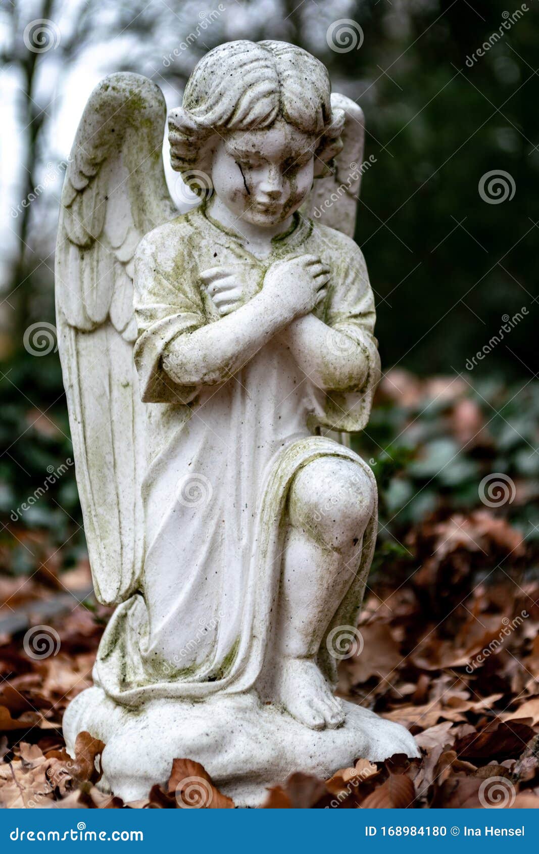 Statue of a mourning angel stock photo. Image of german - 168984180