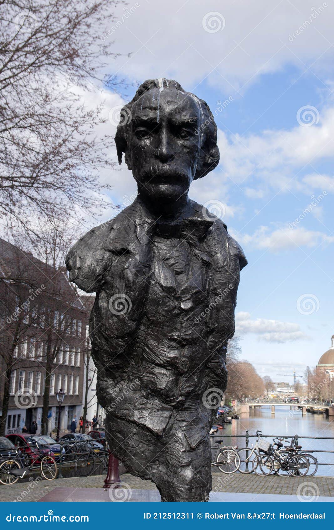 Statue Multatuli at Amsterdam the Netherlands 5-3-2021 Editorial Photo ...