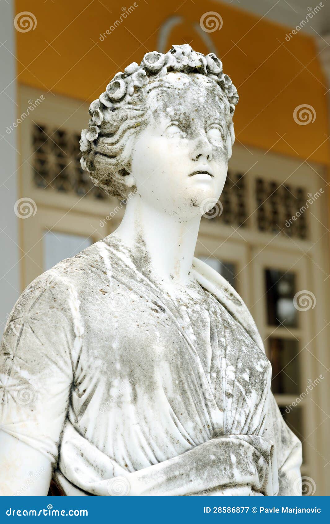 Statue of a Muse Euterpe stock image. Image of greece - 28586877