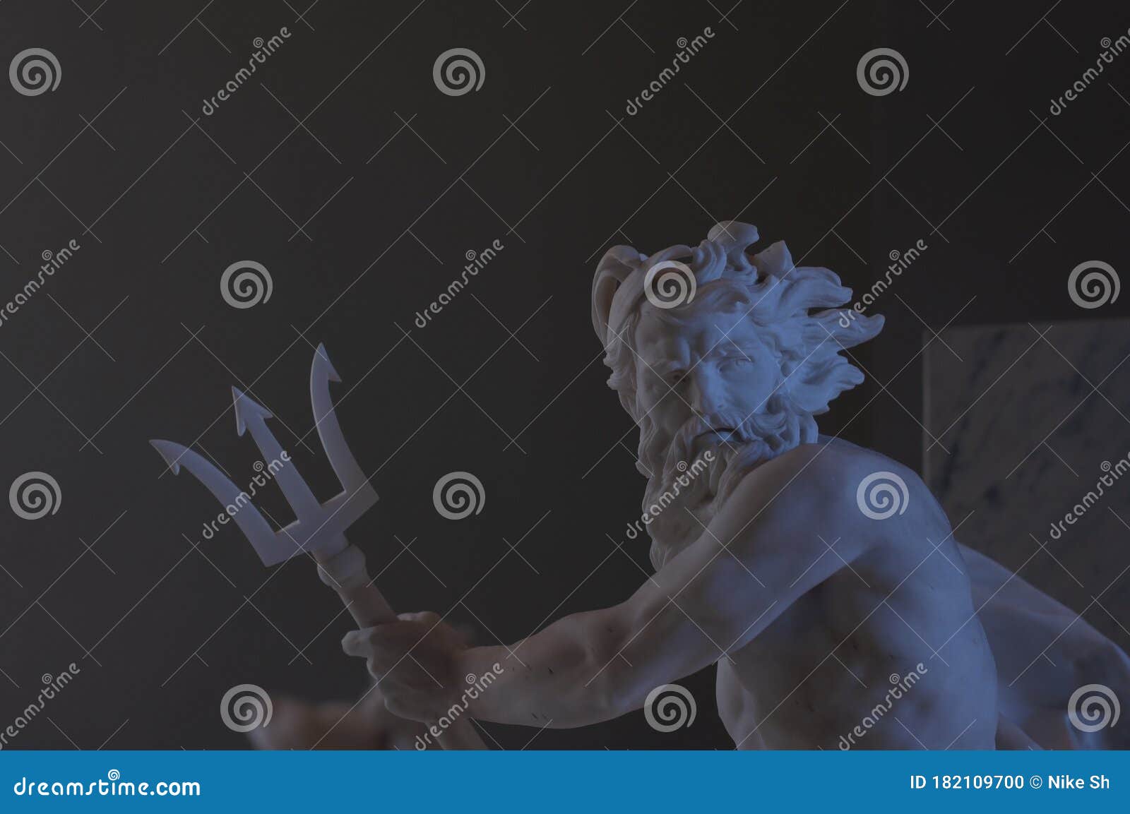 Statue of Neptune stock photo. Image of waves, statue - 182109700