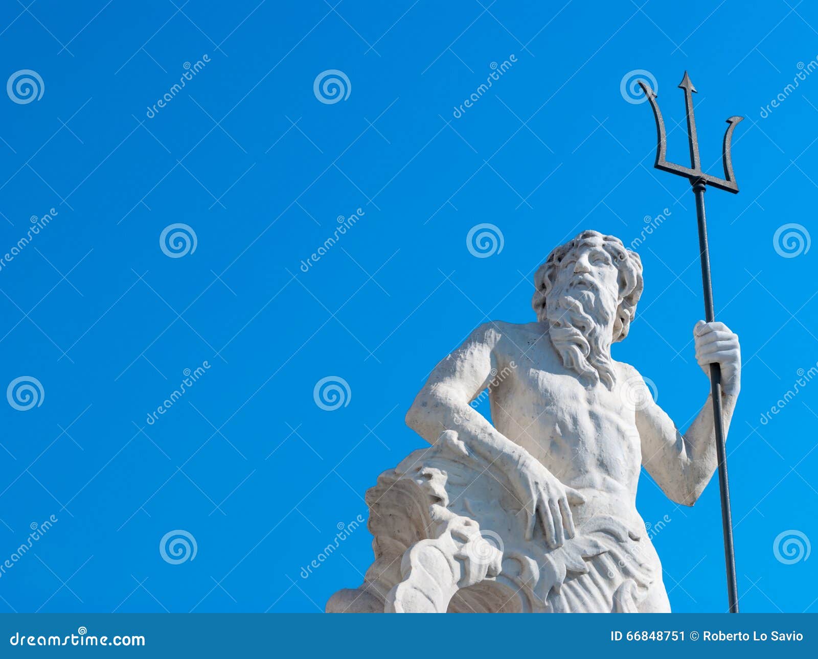 Neptune Trident Logo And Sea Wave Stock Image | CartoonDealer.com ...