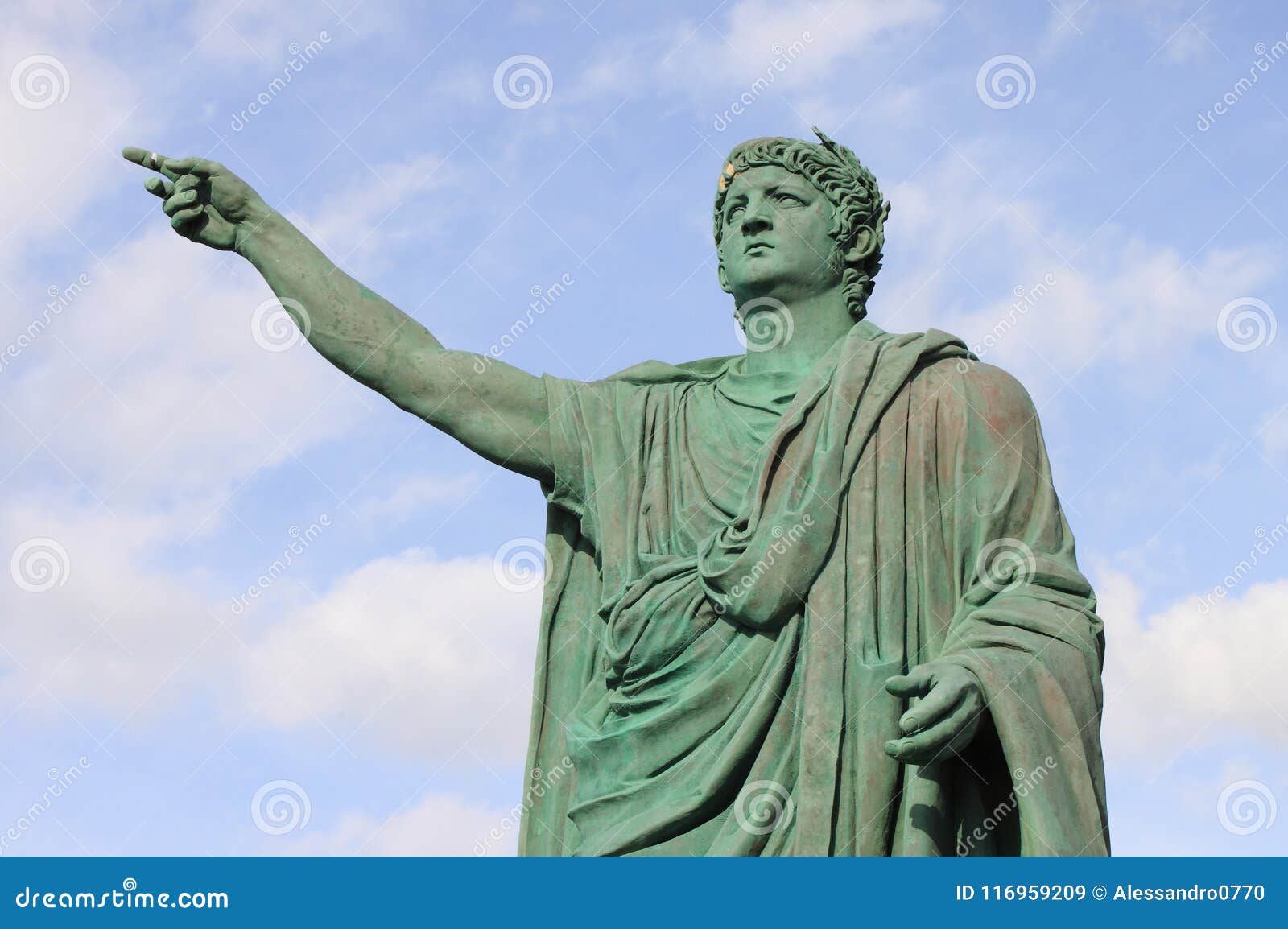 Statue of Neron stock image. Image of urban, latin, nerone - 116959209