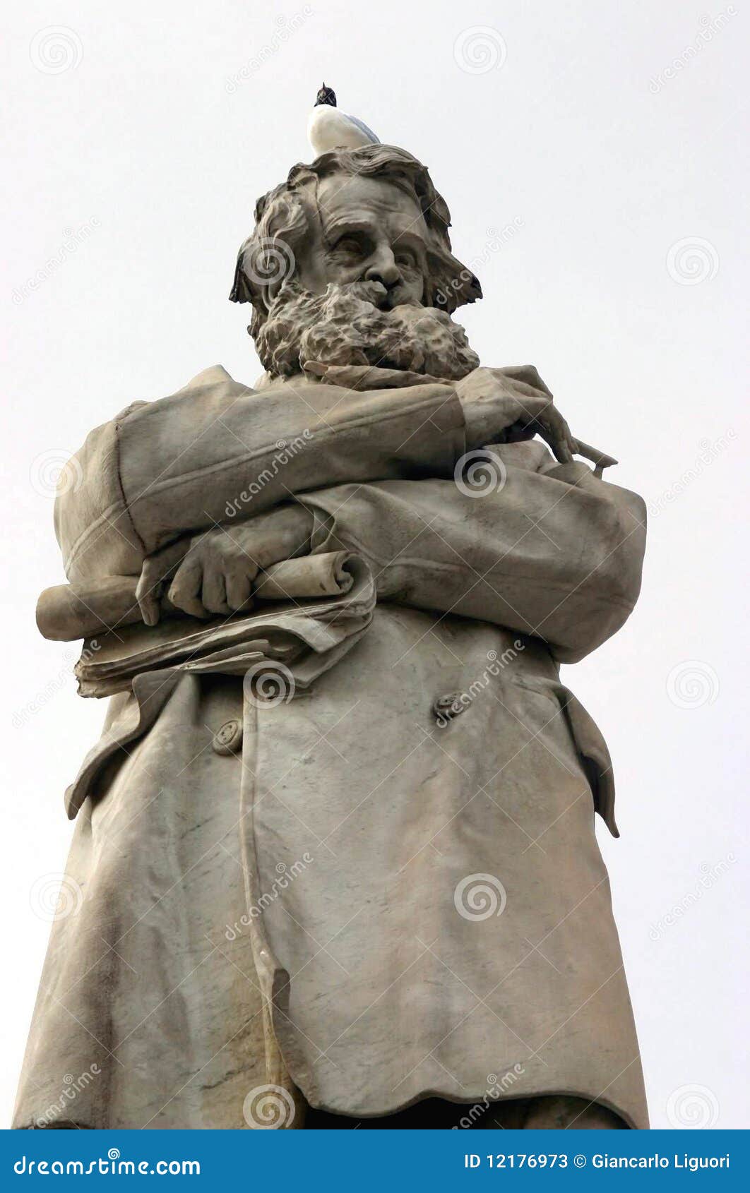 Statue of Nicolo Tommaseo stock image. Image of italy - 12176973