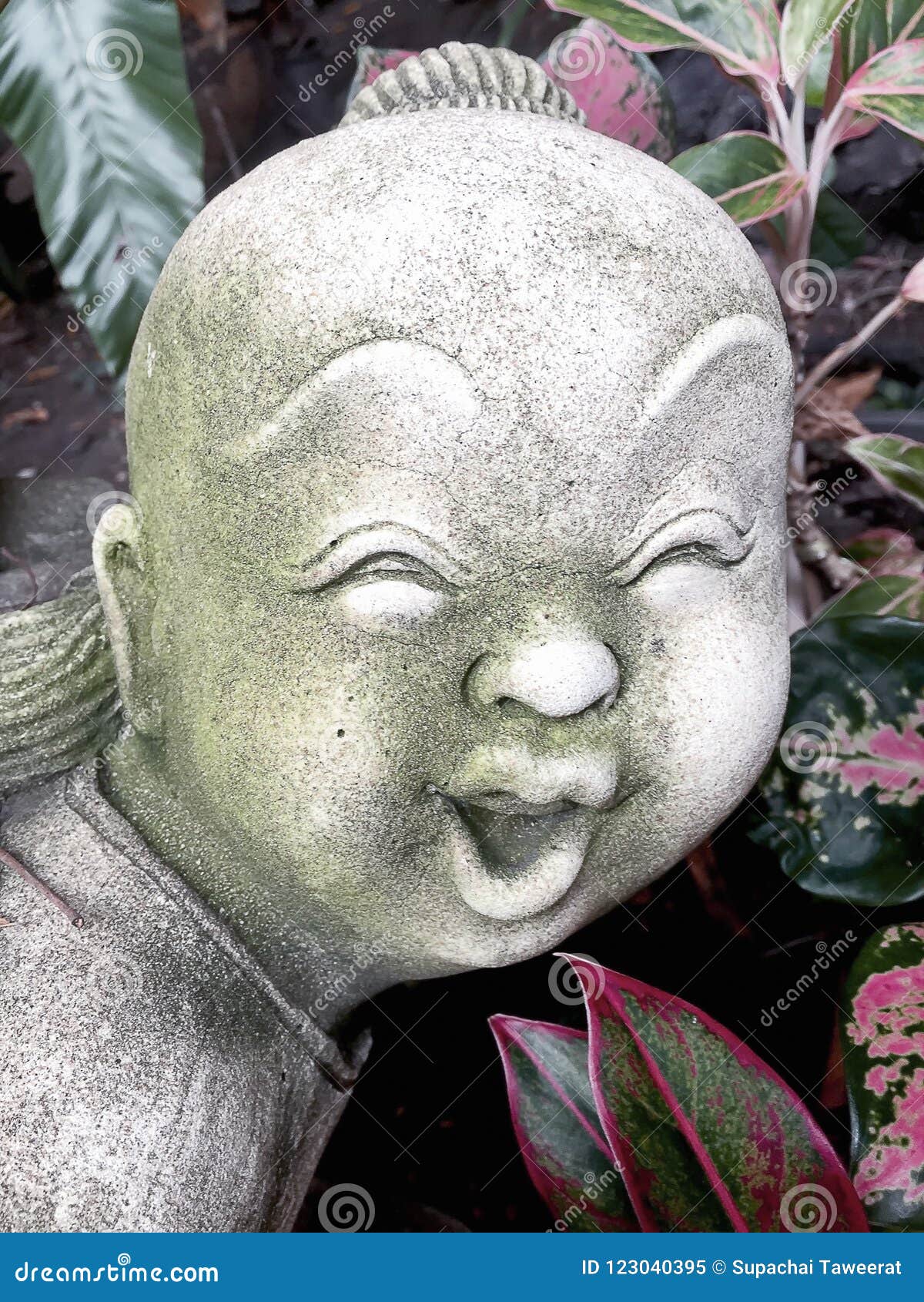 Statue of an Old Smiling Boy Stock Image - Image of children, design ...